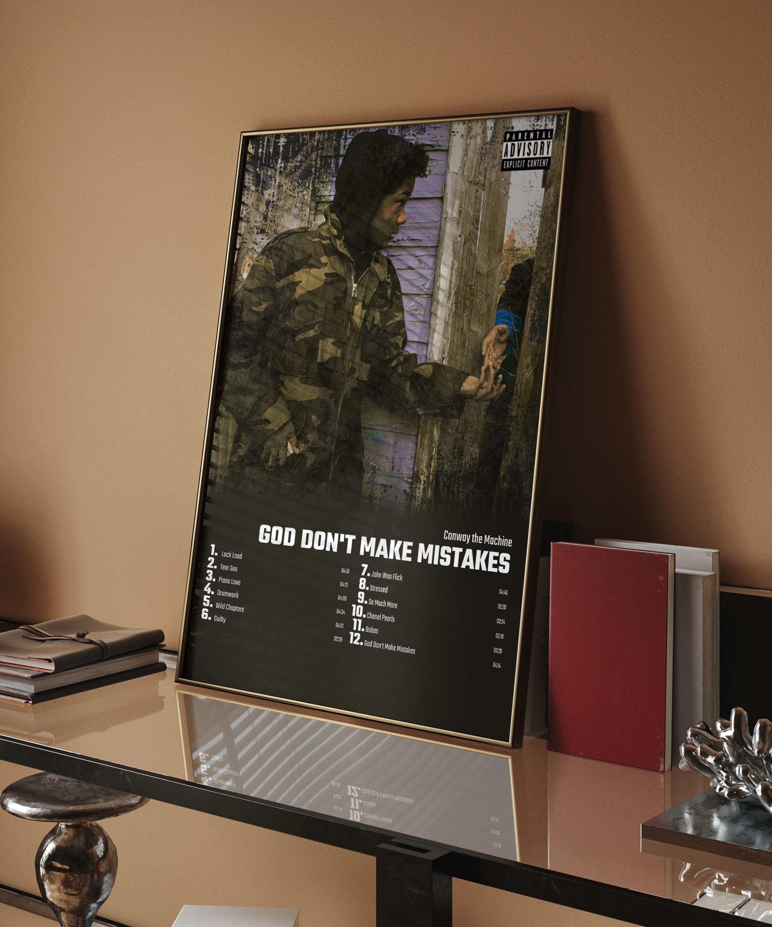 Conway The Machine - God Don't Make Mistakes Album Cover Poster For ...