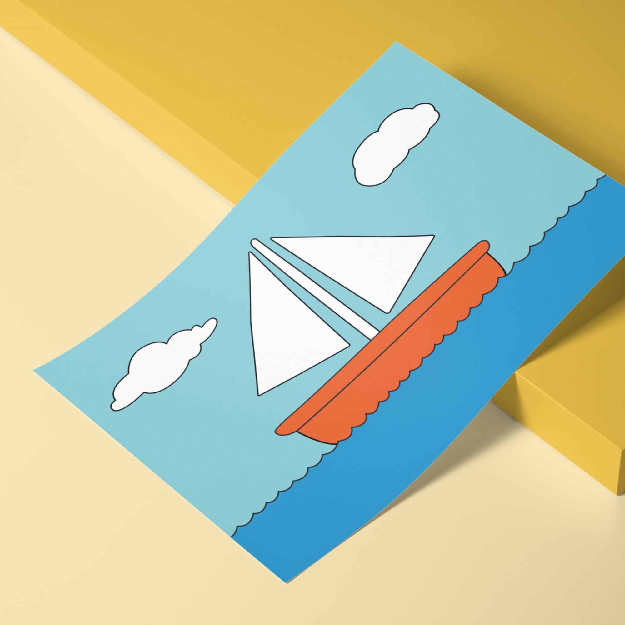 The Simpsons A4 Print - Simpsons Living Room Boat Picture | Simpsons ...