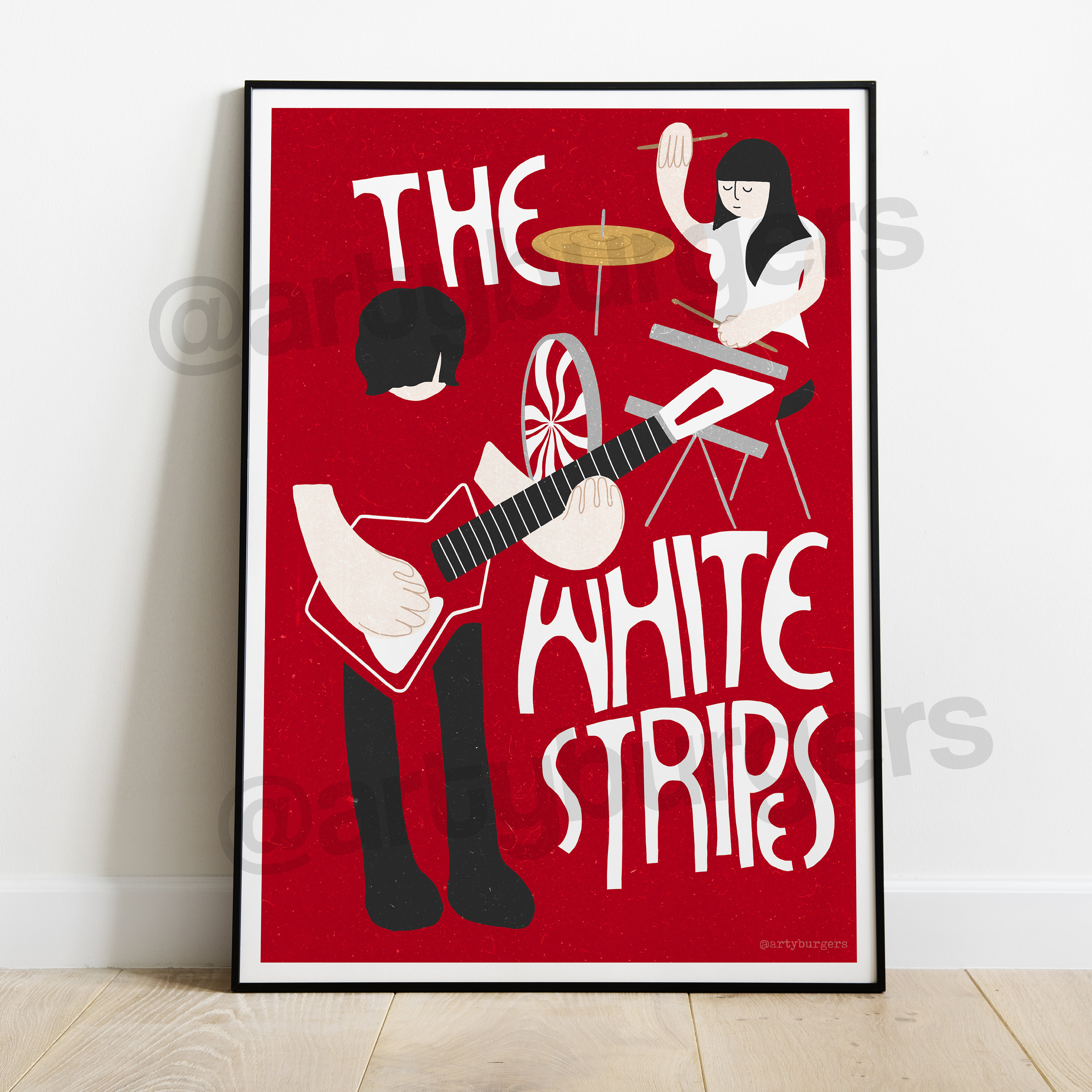 The WS // Band Illustrated | Rock Indie Inspired | A1 A2 A3 A4 A5 ...