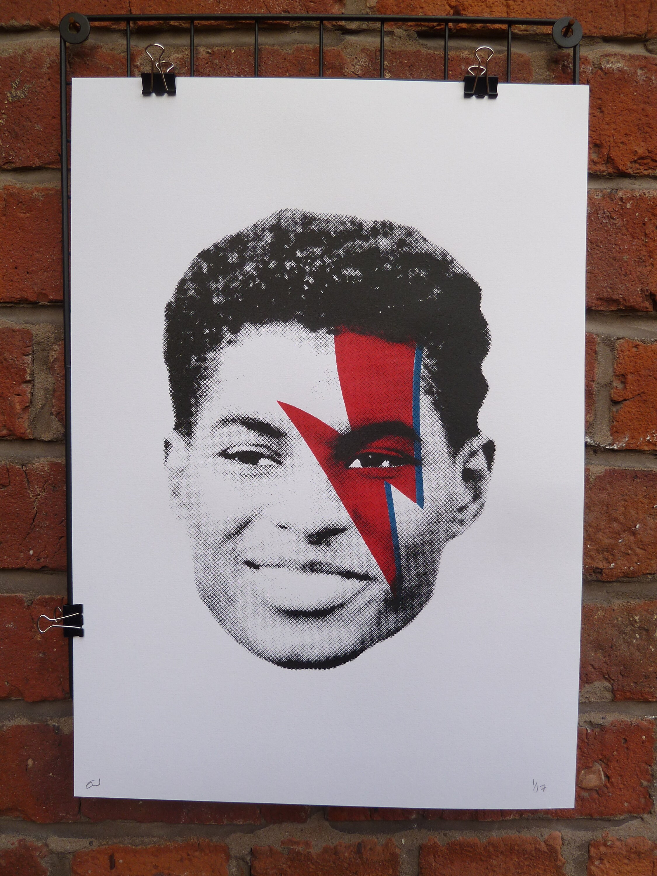 Marcus Rashford Icon (Bowie) 3 Colour Screen Print Designed & Sold By ...