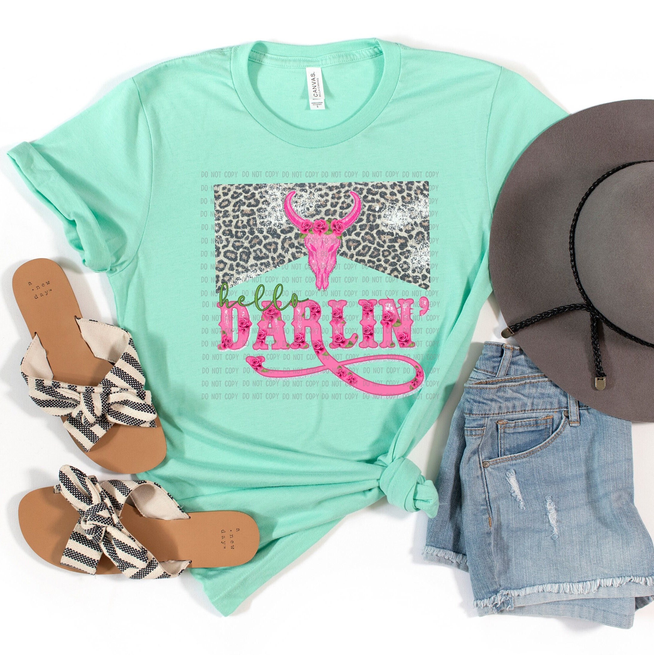 Hello Darlin DTF Transfer Ready For Press Hot Peel Direct To Film ...