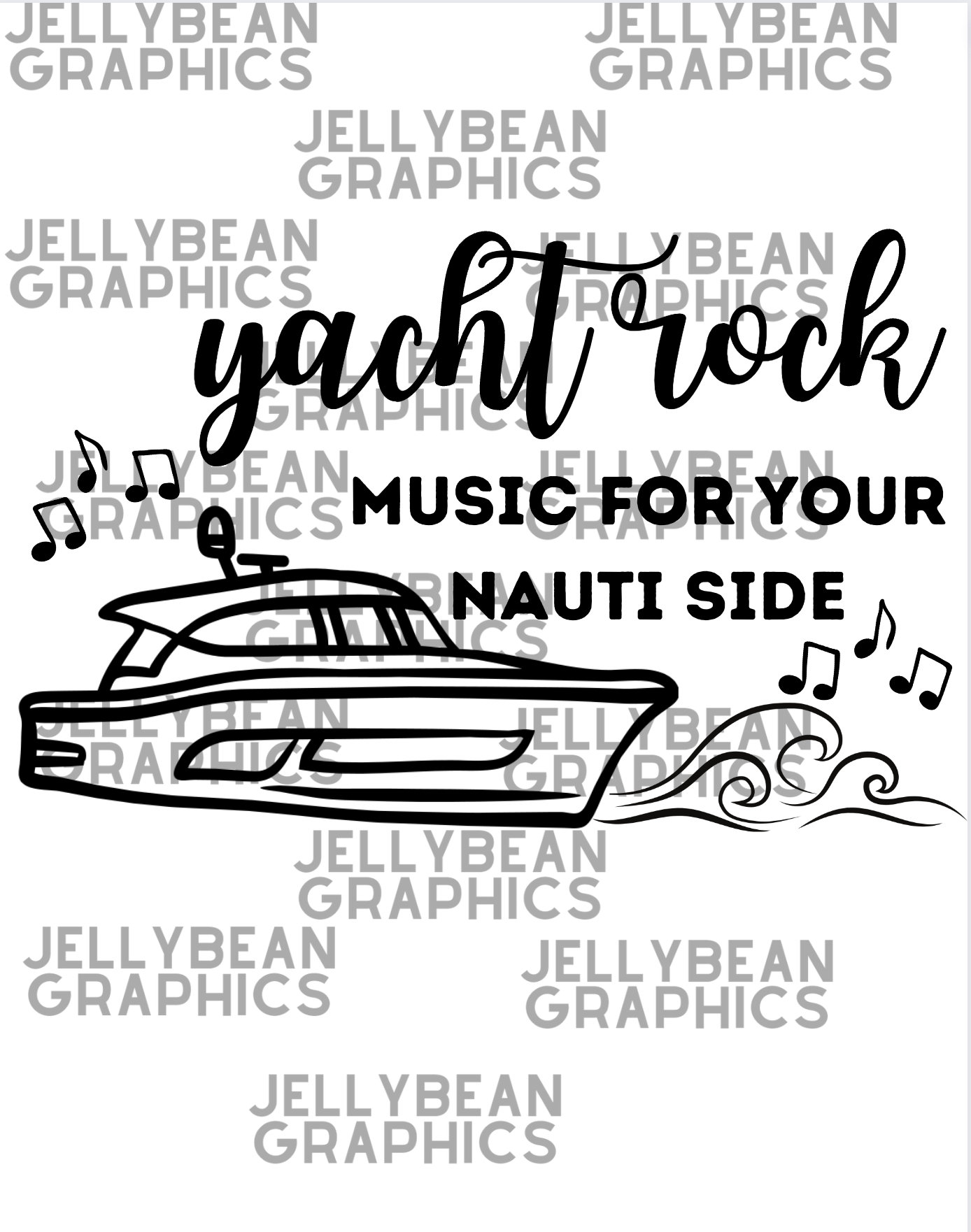 Yacht Rock PNG SVG Digital Download
