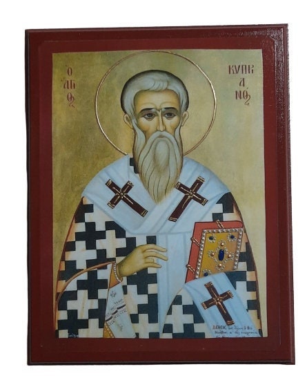 Orthodox Icons Byzantine Saint Cyprian Icon Greek Orthodox Icon ...