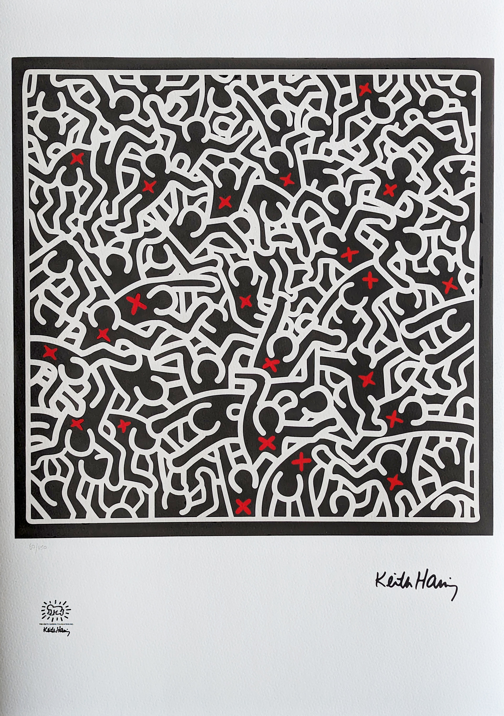 Keith Haring - Vintage Print (1990) Designed & Sold By DaviAllison