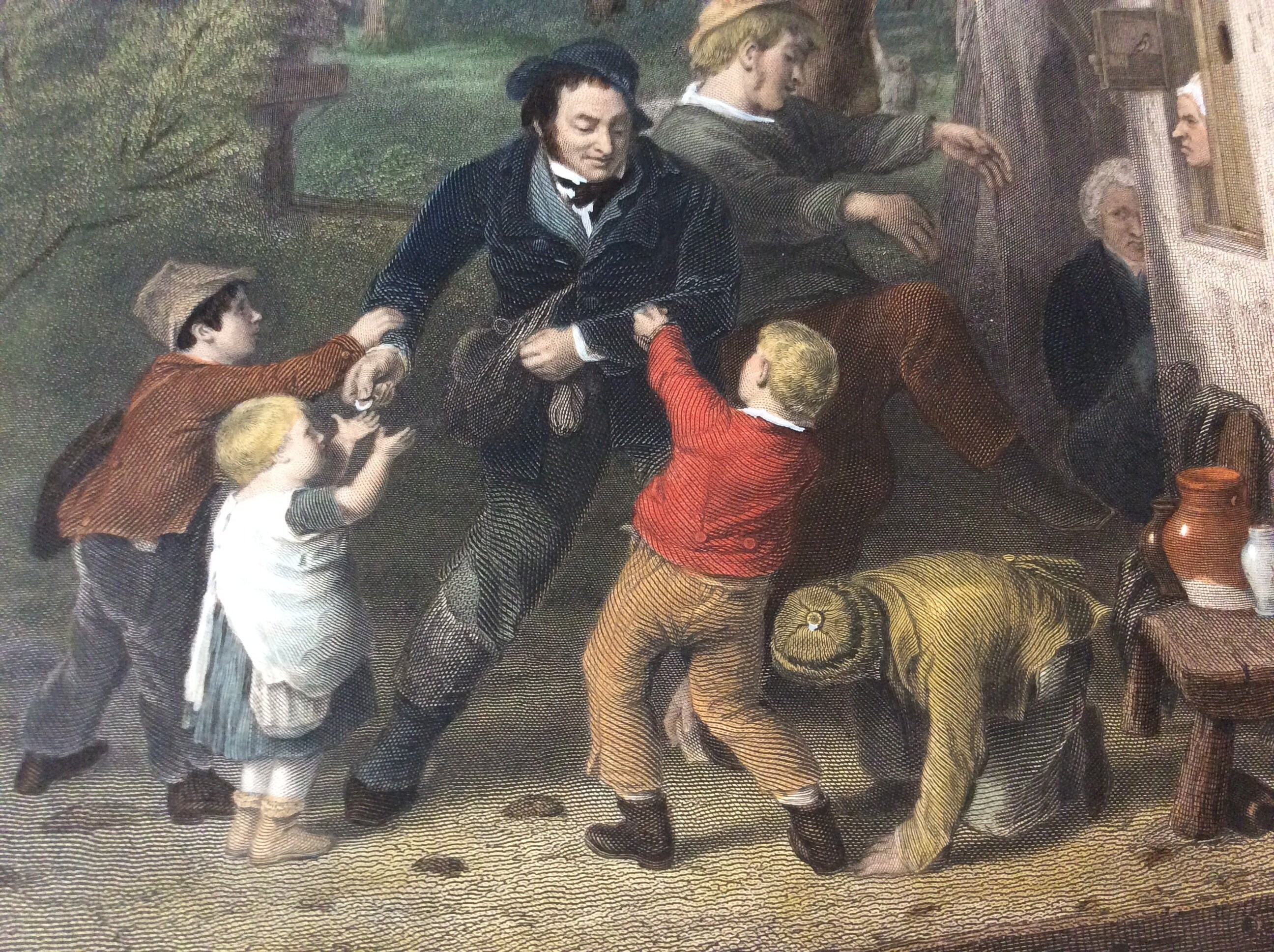 Antique Print Fair Time W Mulready H Bourne Engraver From Vernon ...