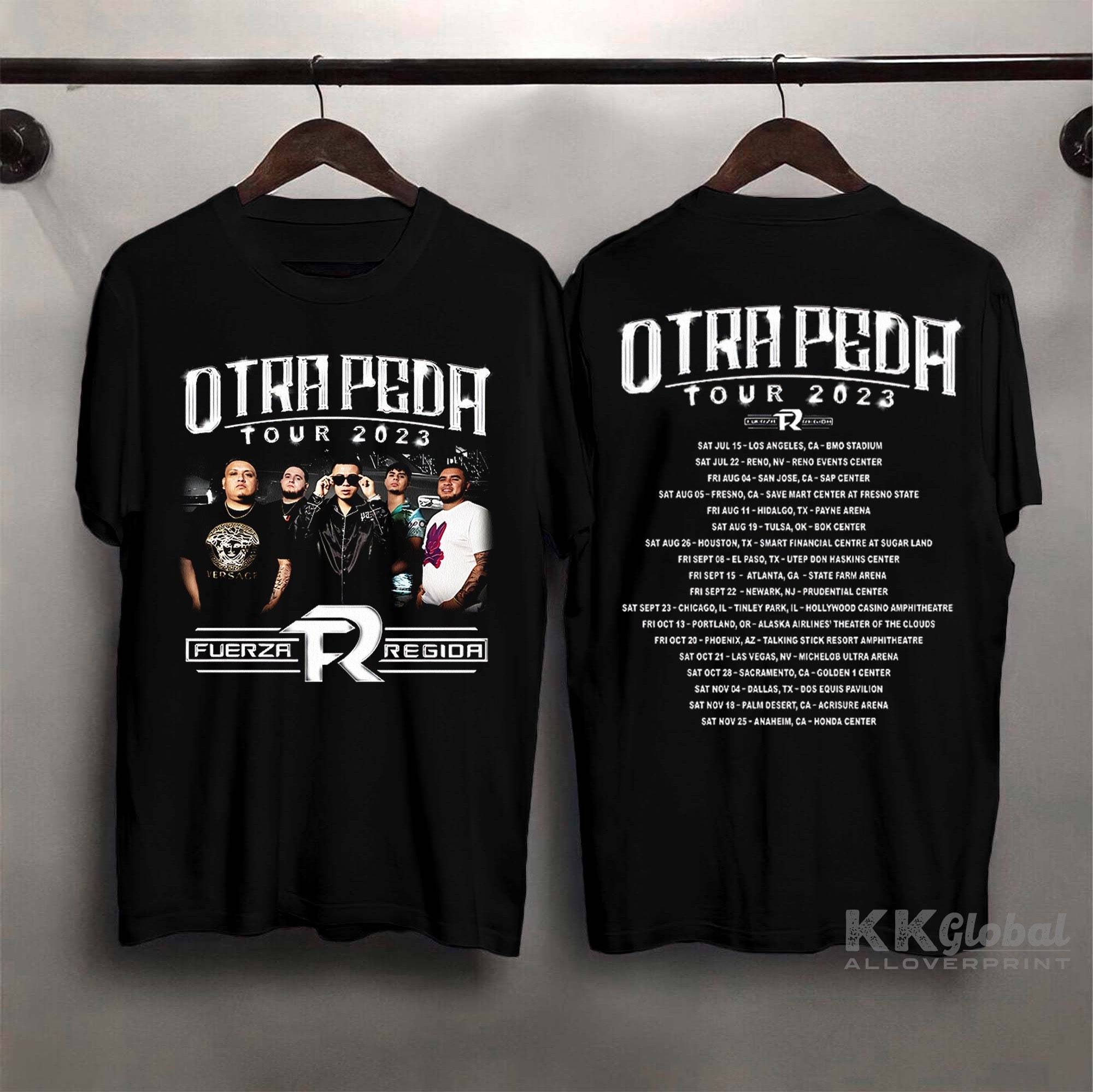 Fuerza Regida Otra Peda Tour 2023 Shirt, Fuerza Regida Fan Shirt ...