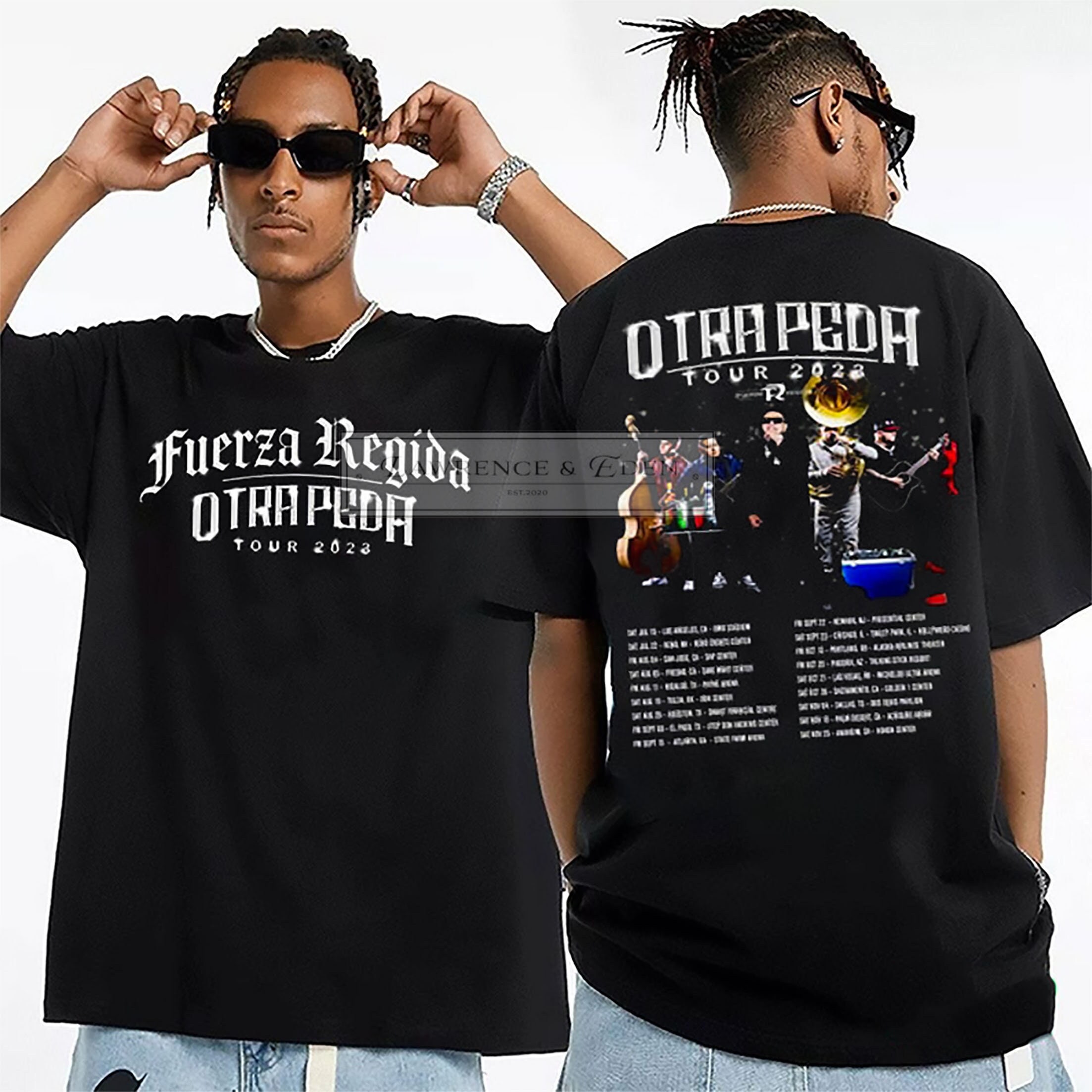 Fuerza Regida Otra Peda Tour 2023 Shirt, Fuerza Regida Shirt, Otra Peda ...