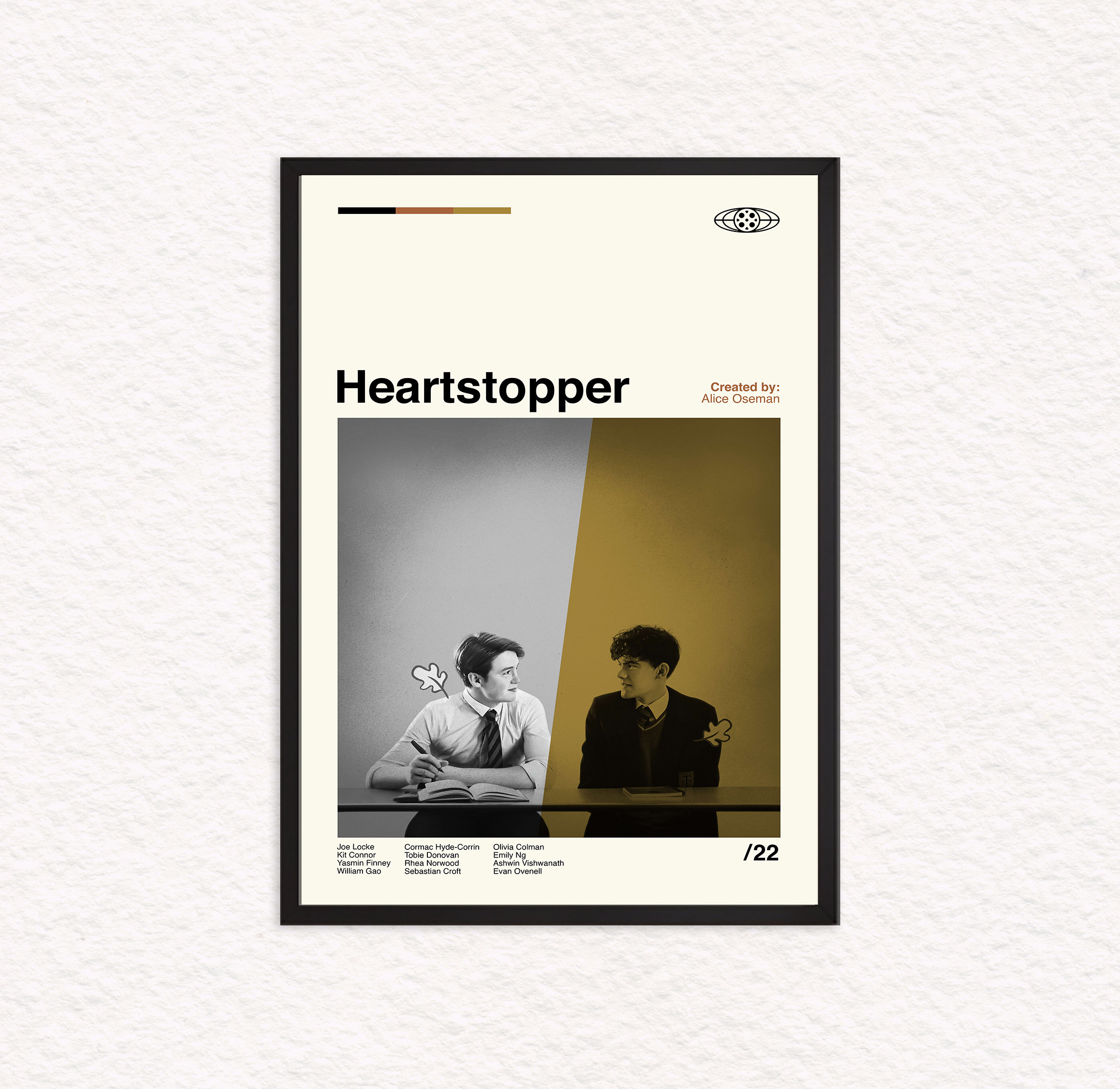 Heartstopper Poster, Heartstopper Print, Minimalist Poster Designed ...