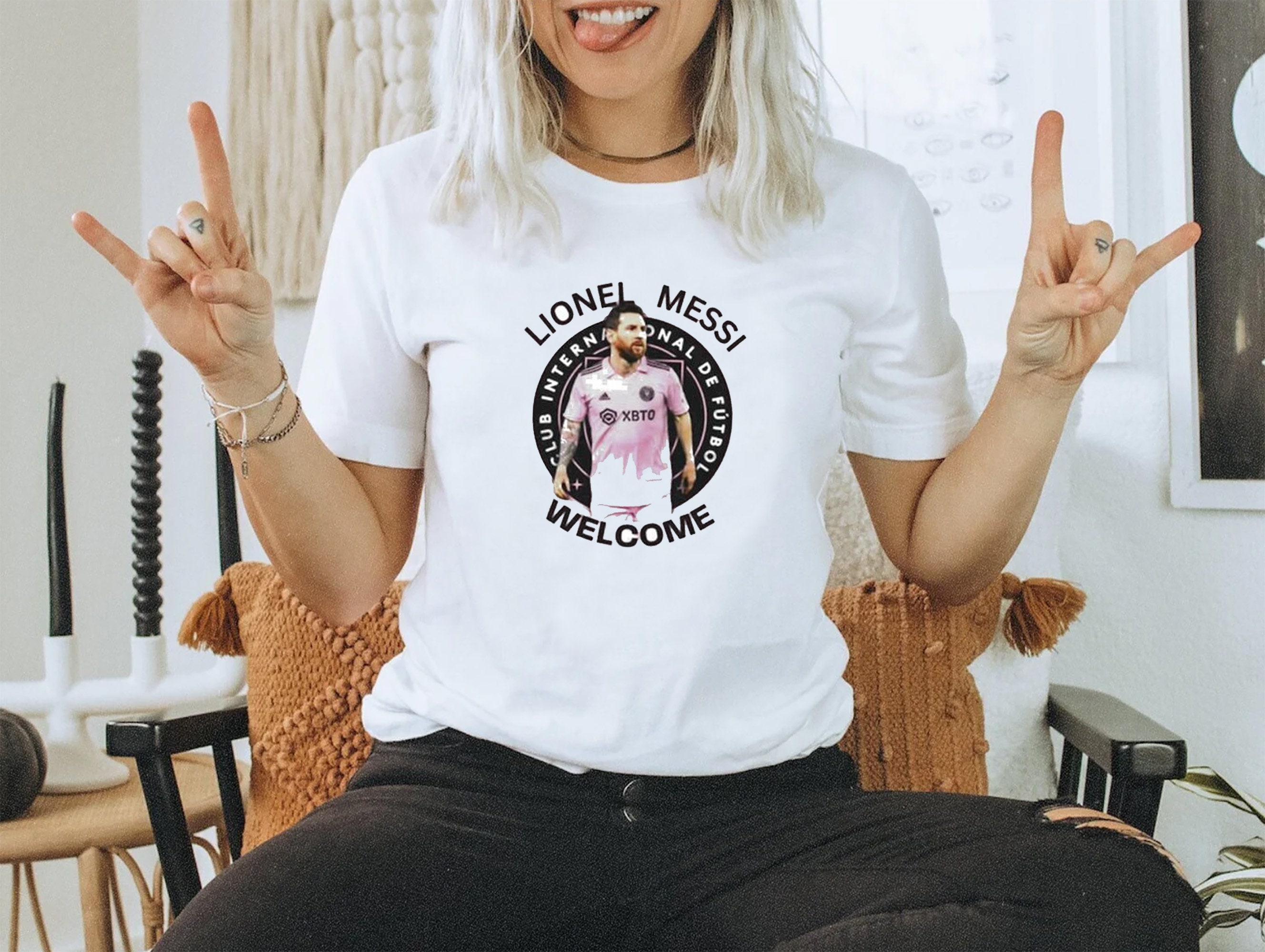 Inter Miami T-Shirt, Camiseta Inter Miami CF, Messi M10 In Miami ...