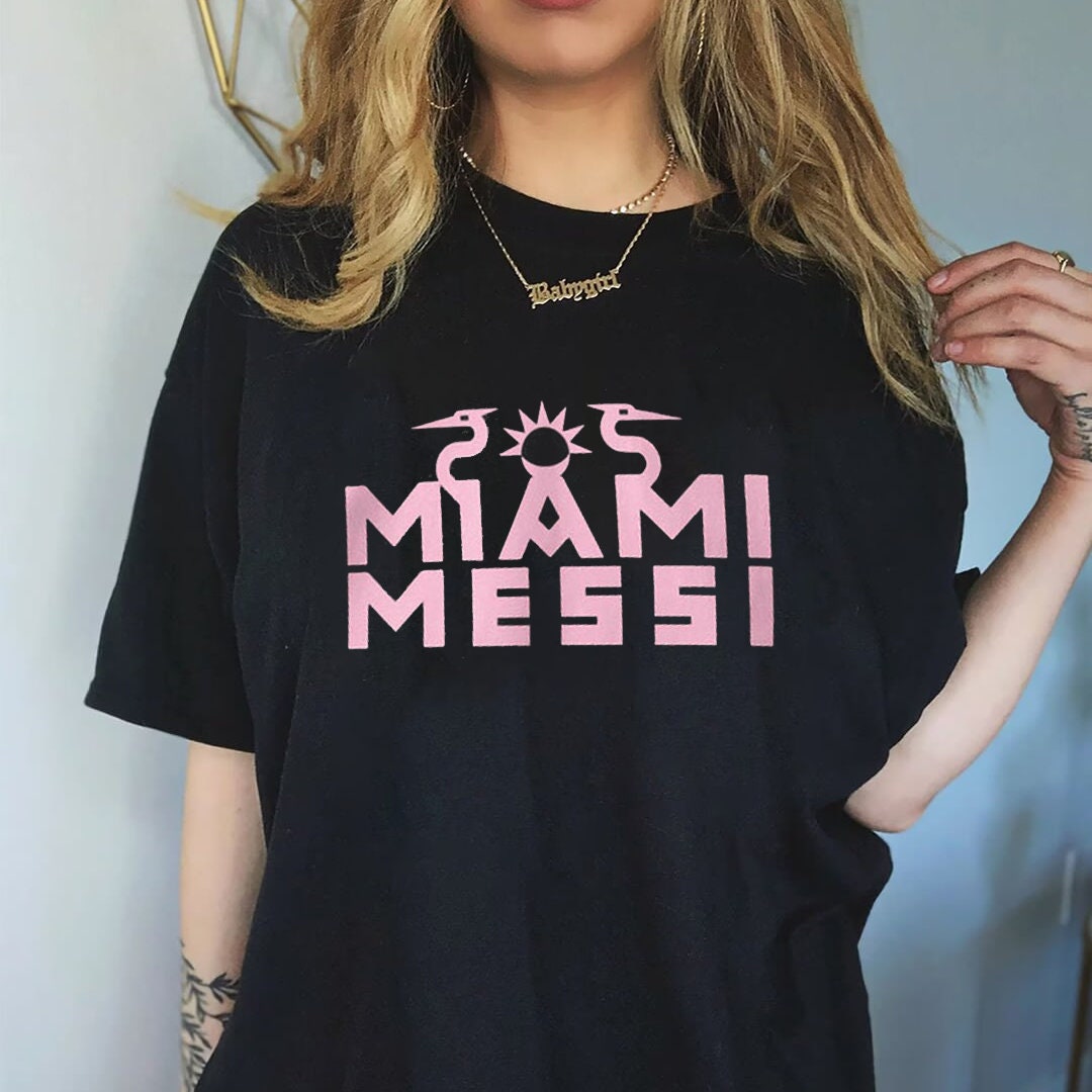 Inter Miami T-Shirt, Camiseta Inter Miami CF, Messi M10 In Miami ...