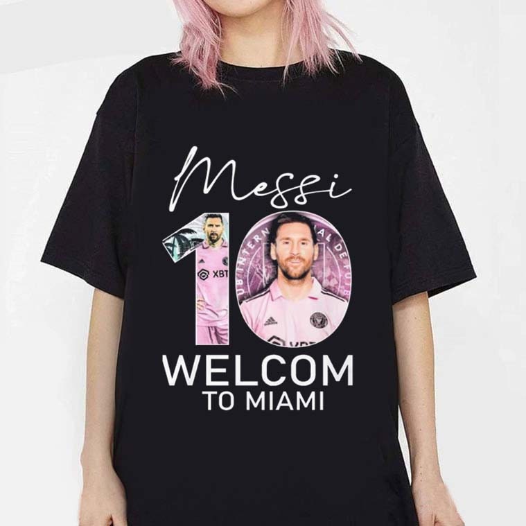 Inter Miami T-Shirt, Camiseta Inter Miami CF, Messi M10 In Miami ...