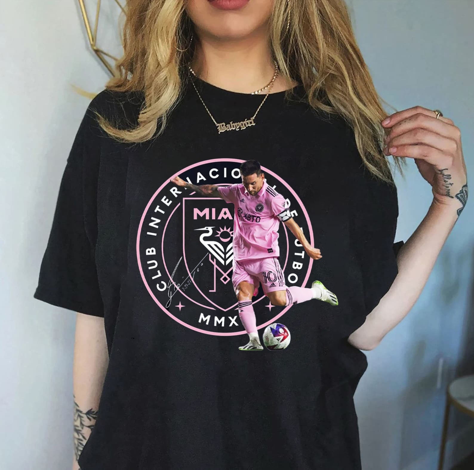 Inter Miami T-Shirt, Camiseta Inter Miami CF, Messi M10 In Miami ...