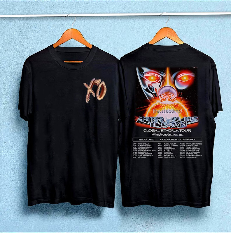 After Hours Til Dawn 2023 Tour 2 Sides Shirt, Weeknds After Hours Tour ...