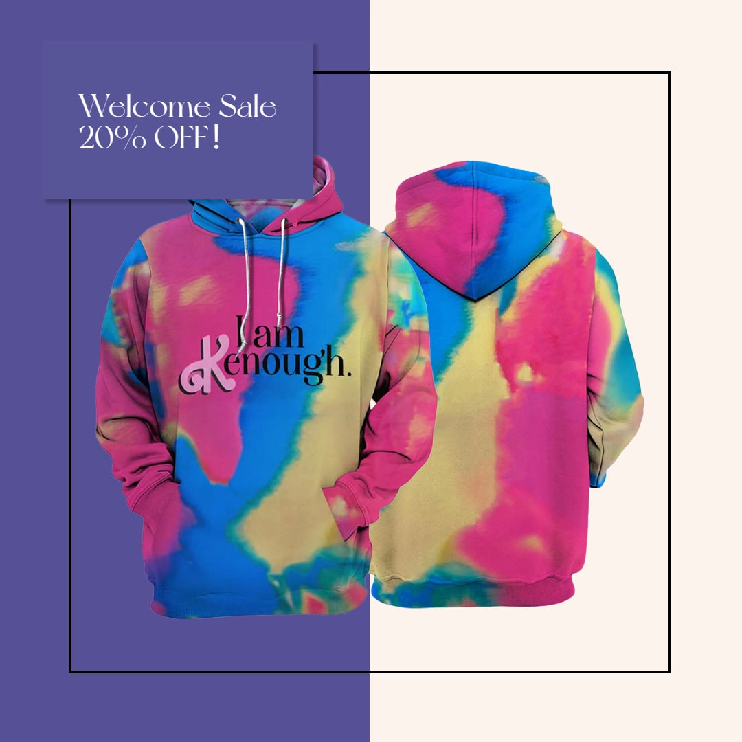 I Am Kenough Hoodie, Barbie Movie-inspired, Barbie Movie Hoodie, Ken Design, Barbie Ken Shirt ...