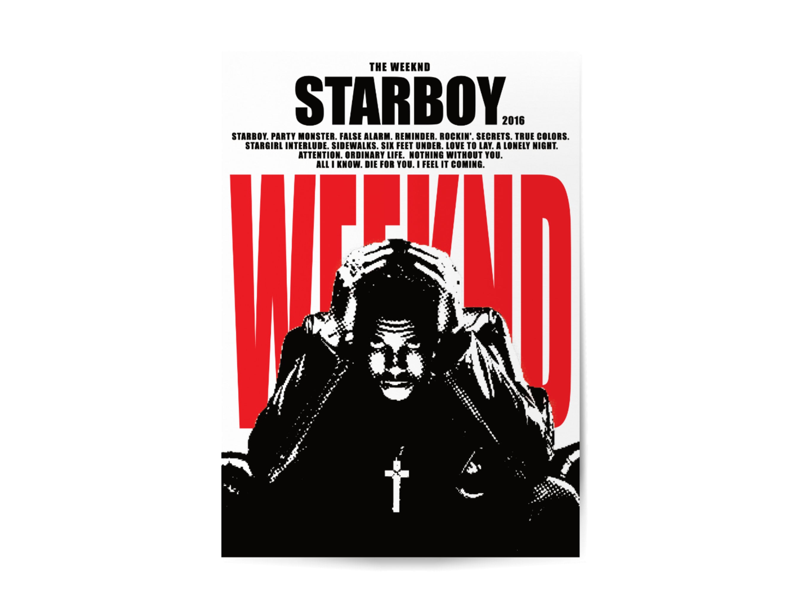 Starboy Weeknds Poster