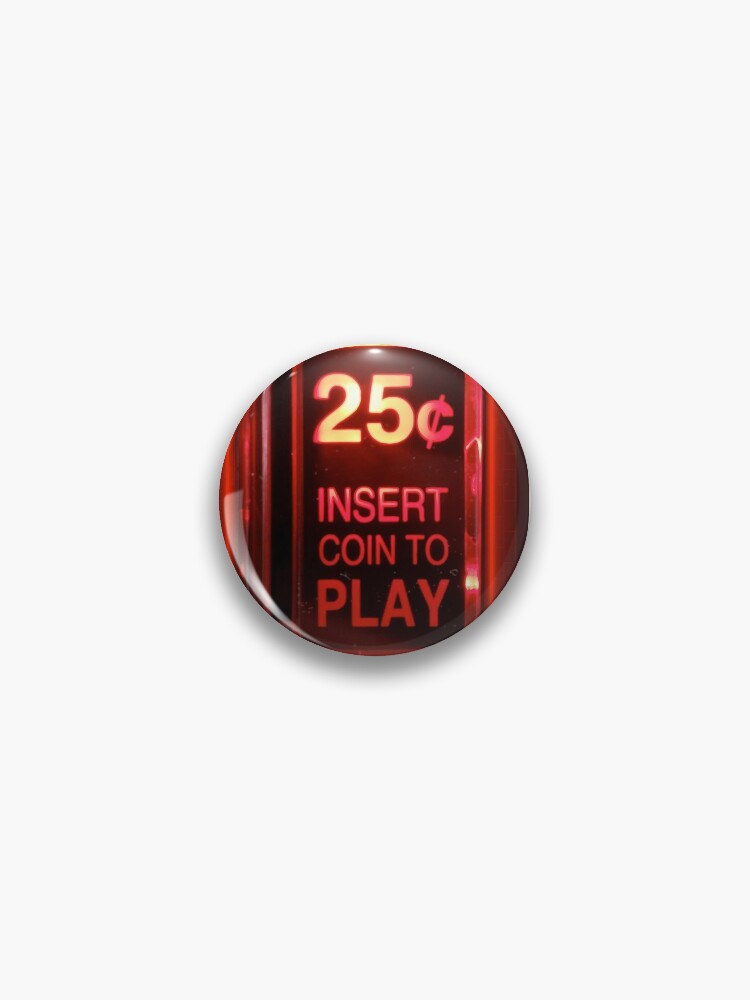 Insert Coin Retro Arcade | Pin