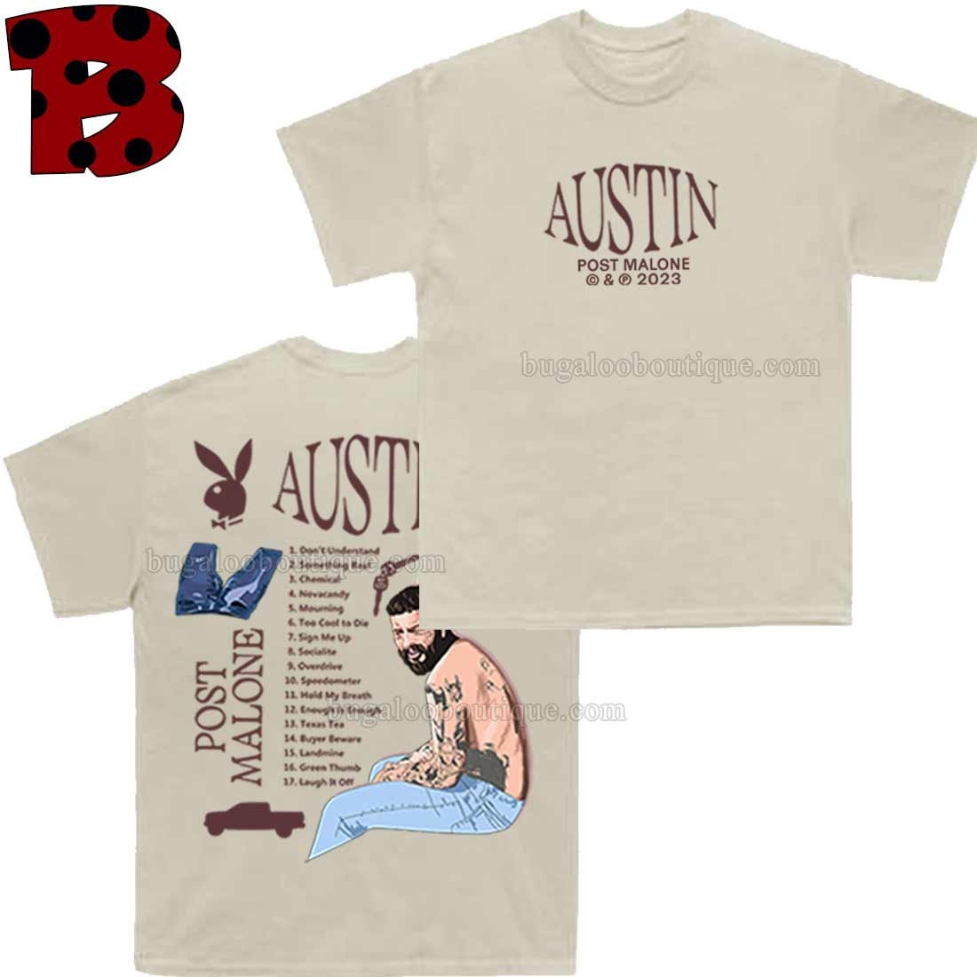 Post Malone Austin Album 2023 T-shirt, If Y'All Werent Here, Id Be ...
