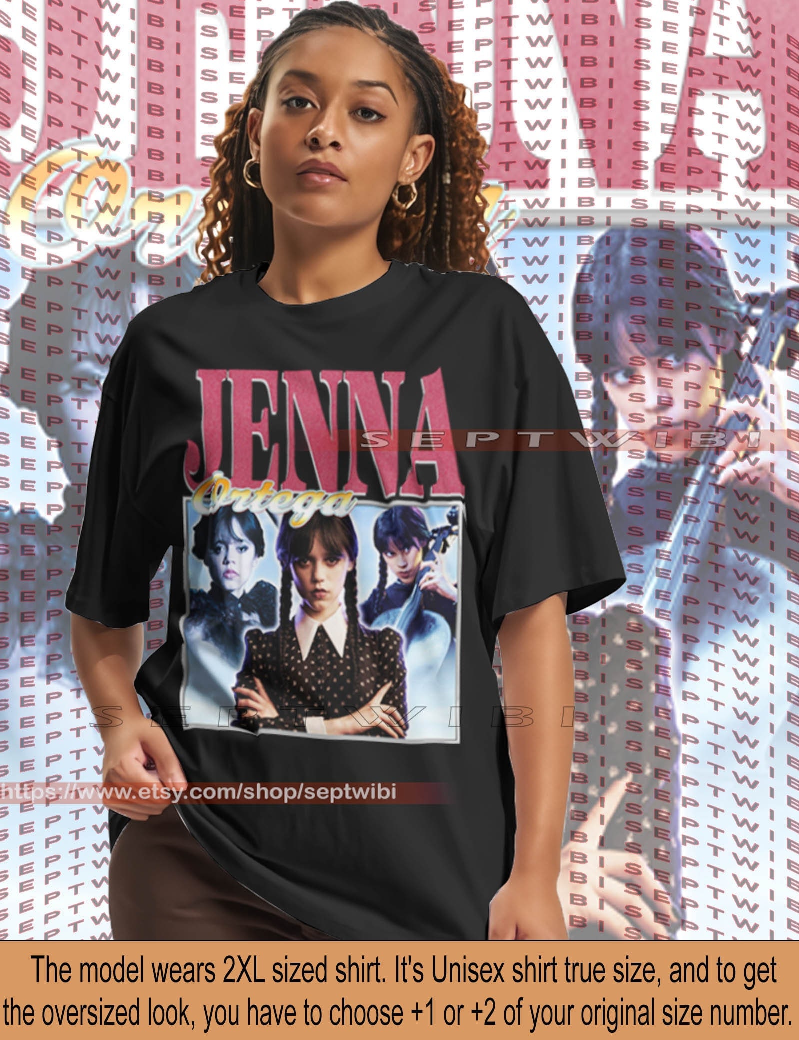 Jenna Ortega Vintage Shirt, Jenna Ortega Tshirt, Jenna Ortega Merch