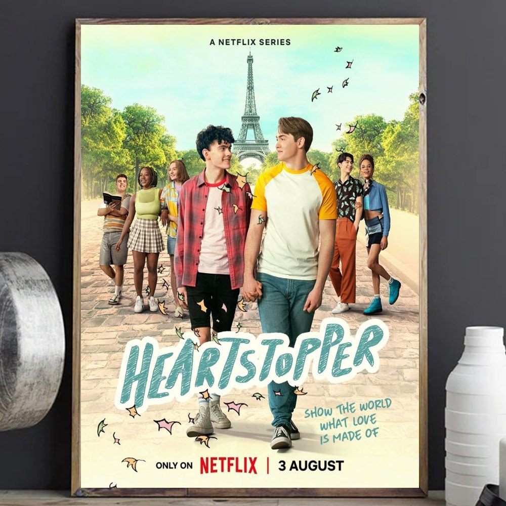 Heartstopper Poster Autobahn Studioによるデザイン・販売する。