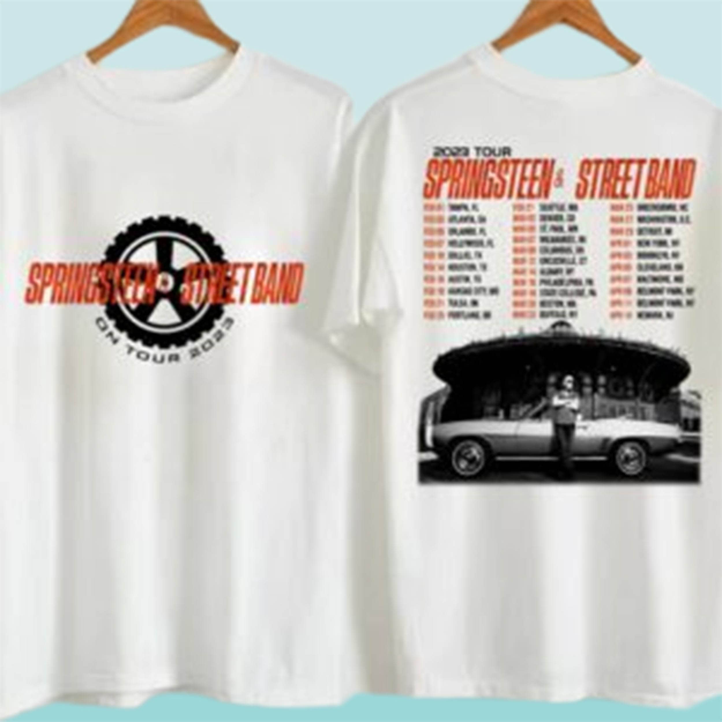 Bruce Springsteen Tour 2023 Shirt, Music Tour 2023