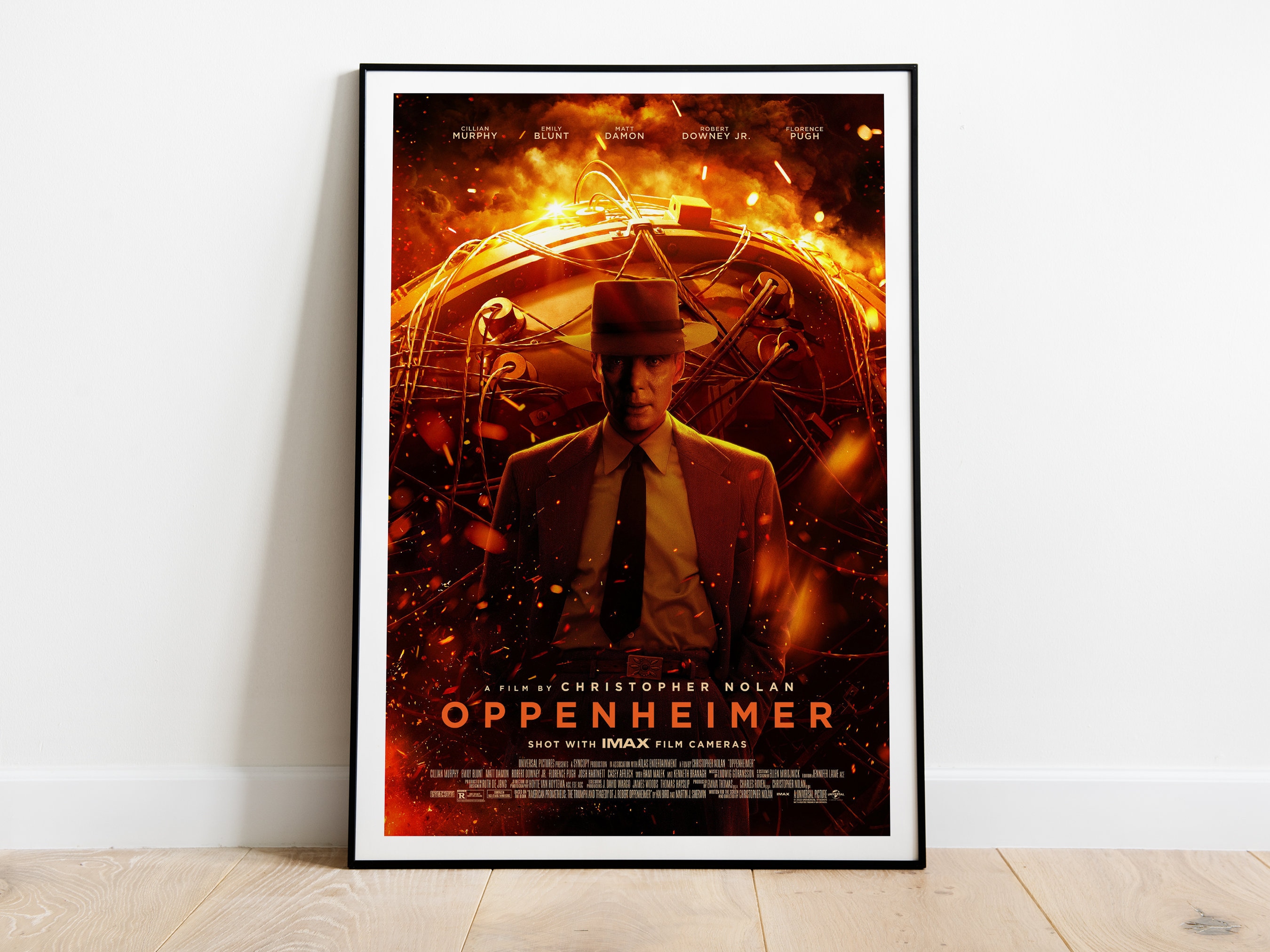 Oppenheimer, Christopher Nolan, Cillian Murphy, Movie Poster Designed ...
