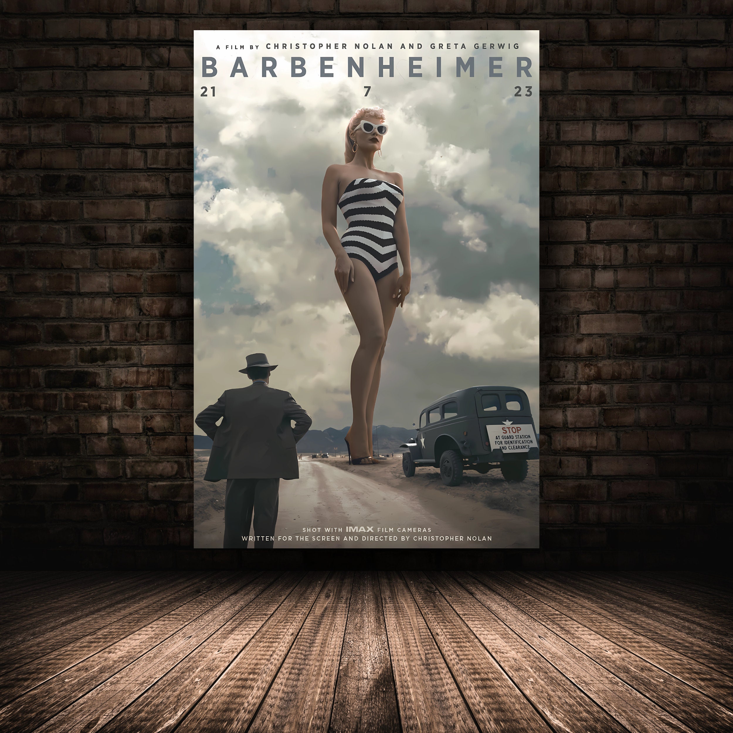 BarbenHeimer Poster, Margot Und Cillian Poster