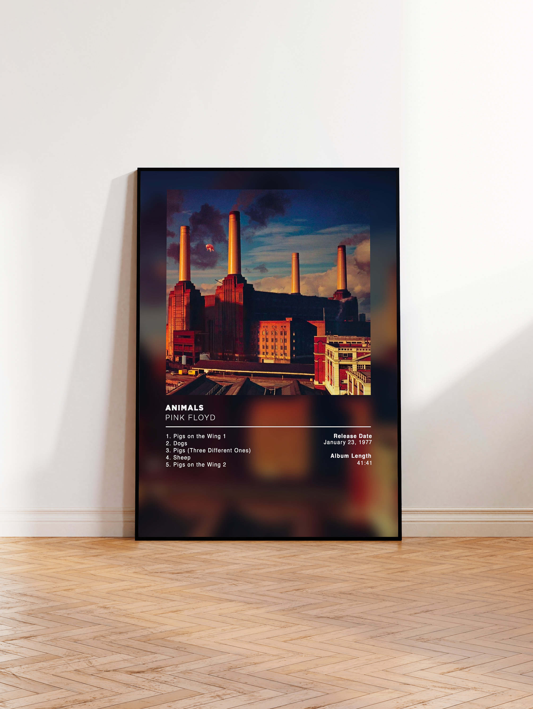 Album Poster Animals By Pink Floyd Poster