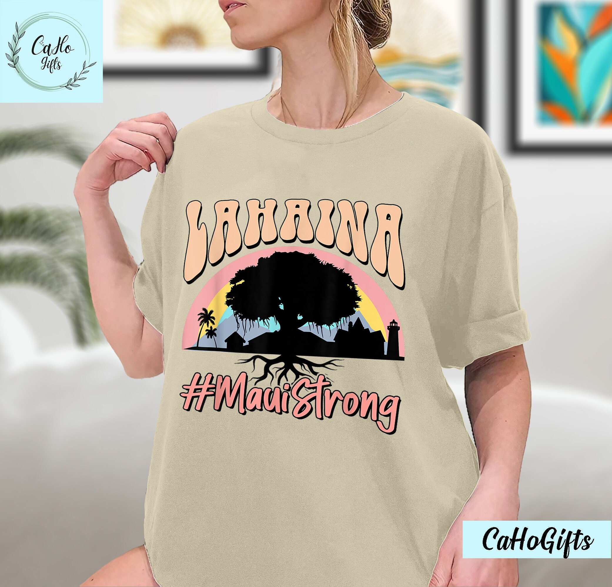 Maui Strong Shirt, Lahaina Banyan Tree T-Shirt