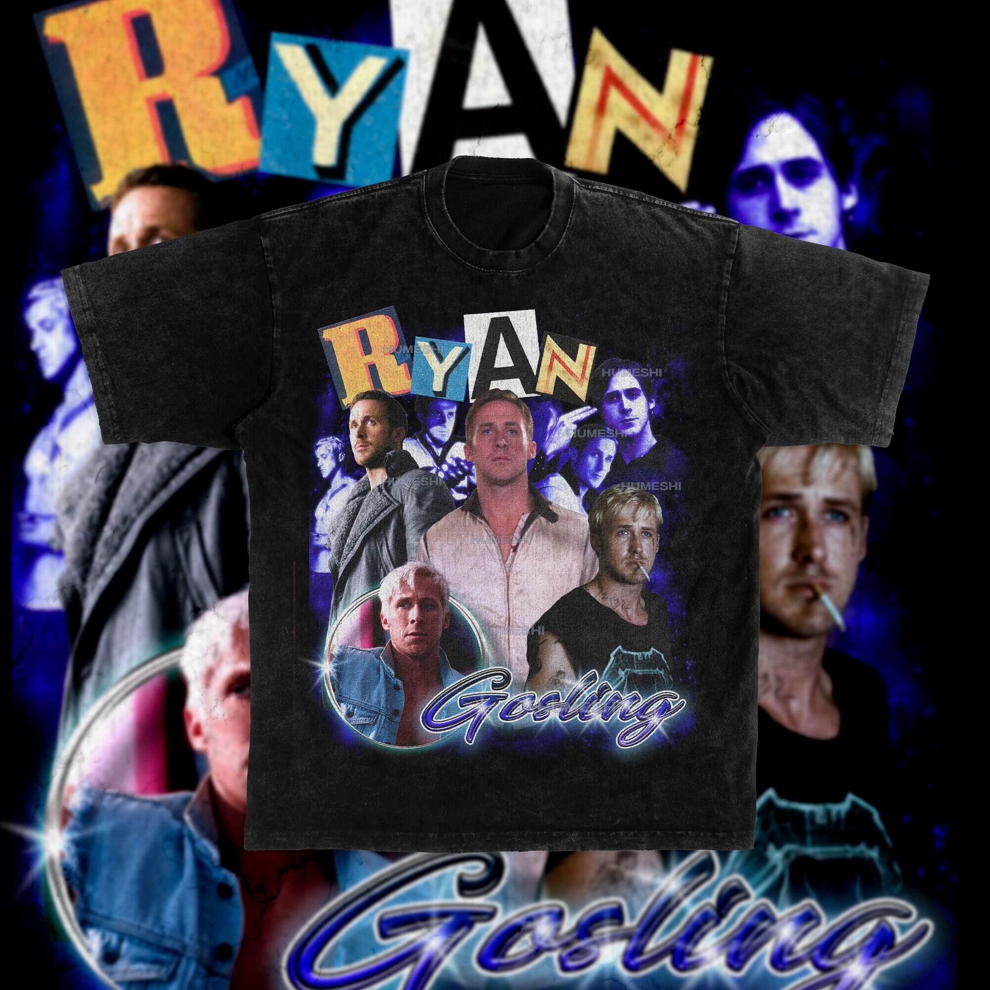 Ryan Gosling Vintage Bootleg Shirt,Ryan Gosling Homage Tshirt, Ryan ...