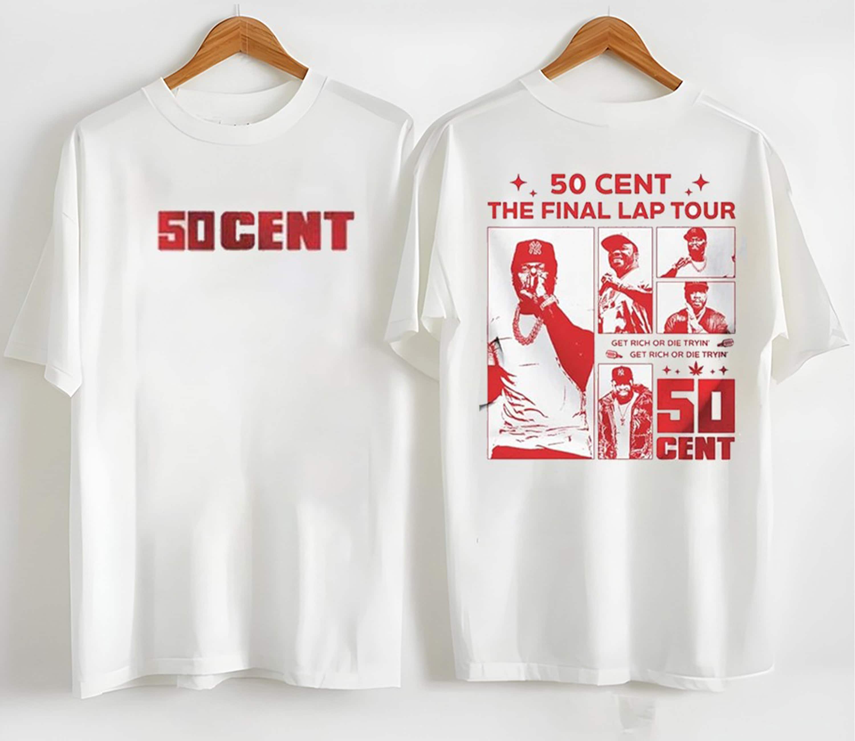 50 Cent Tour 2023 2Sised Shirt, 50 Cent Bootleg T-Shirt, 90s Graphic ...
