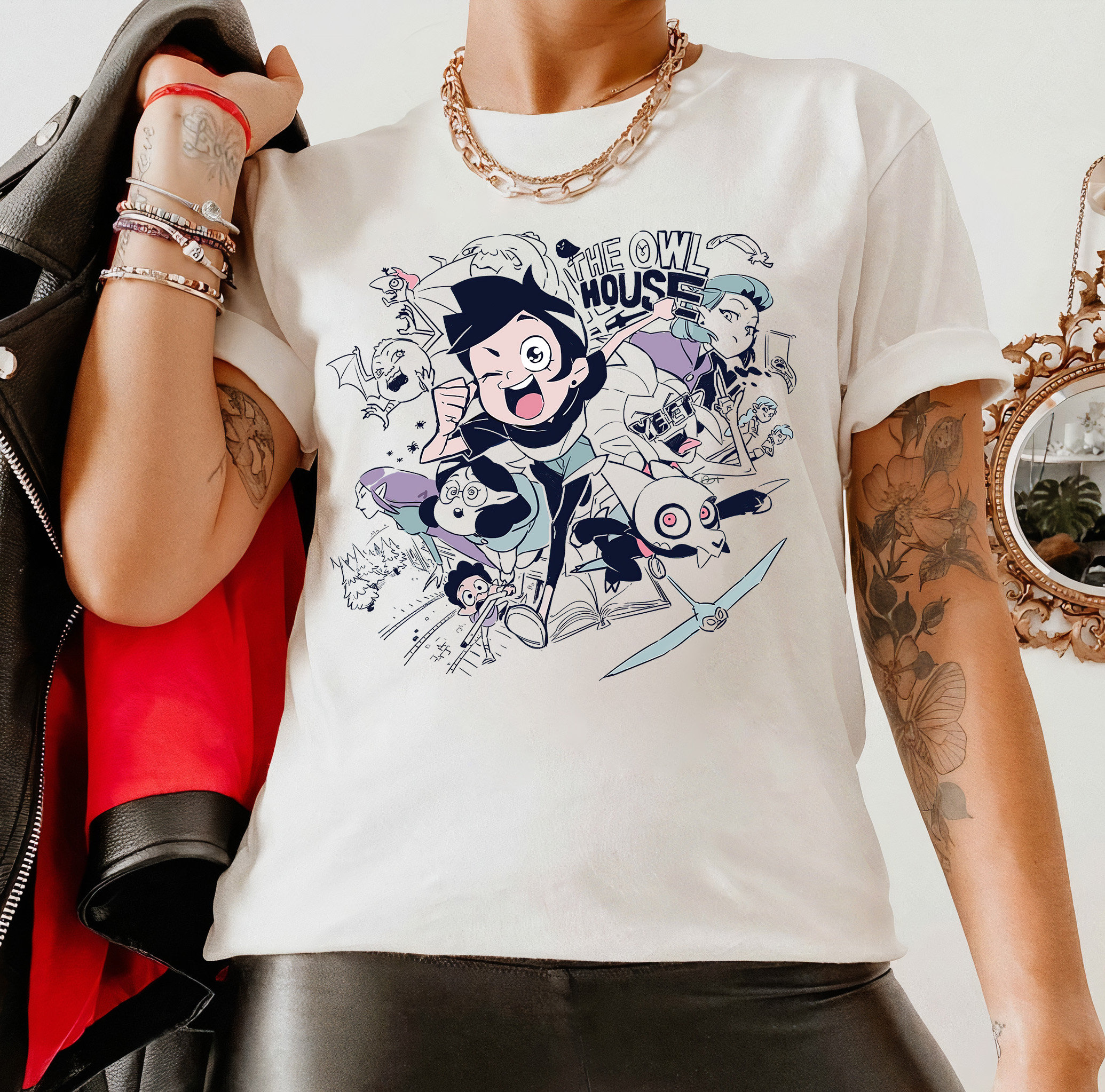 The Owl House T-Shirt, Camiseta Disney The Owl House, Casa Del Búho ...