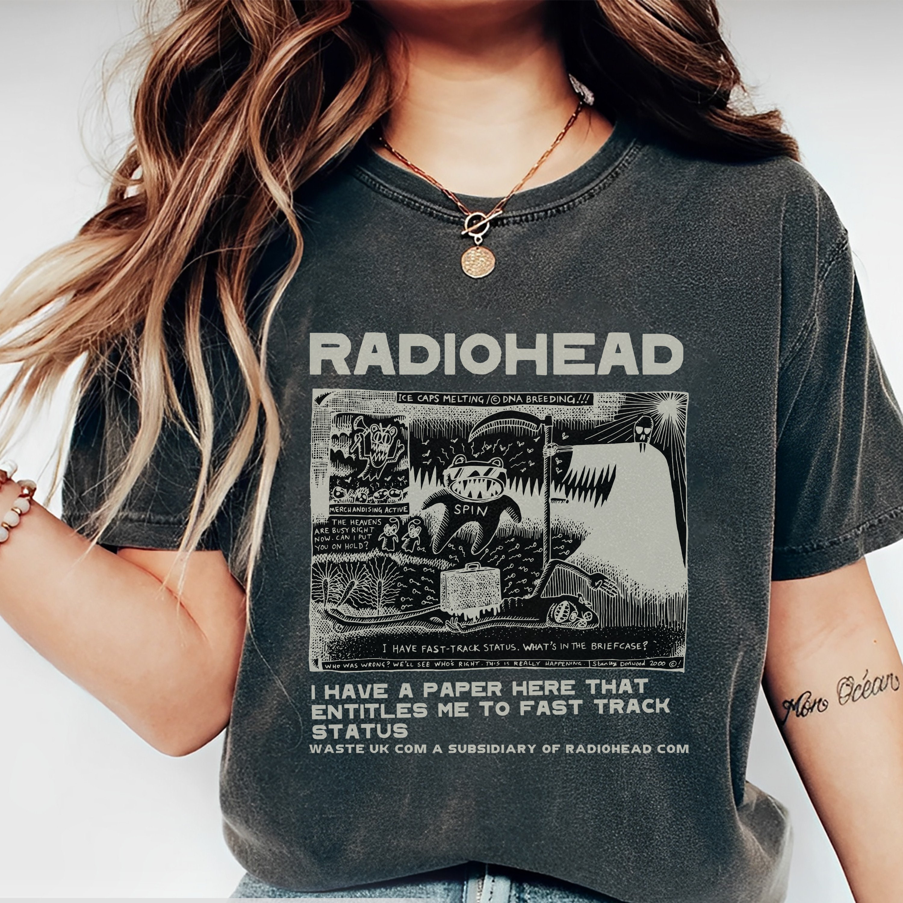 Comfort Colors Vintage Radio Shirt, Radio 90s Band Shirt, Radio Tour ...