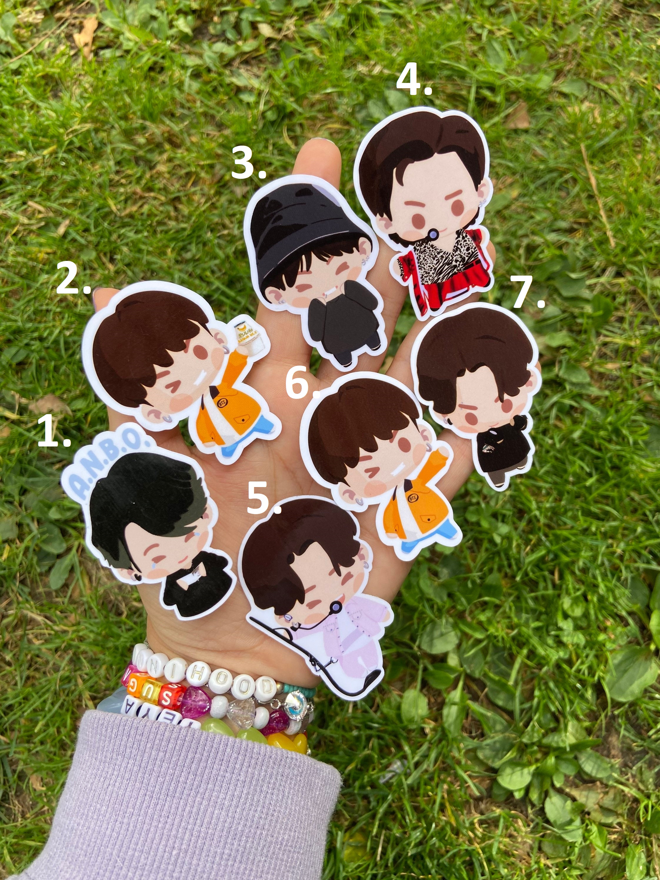 Autocollants BTS Island In The Seom Game Sticker