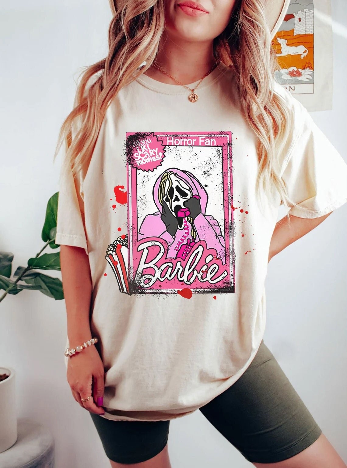 Horror Barbie Ghostface Shirt, Halloween Barbie Designed & Sold By ...