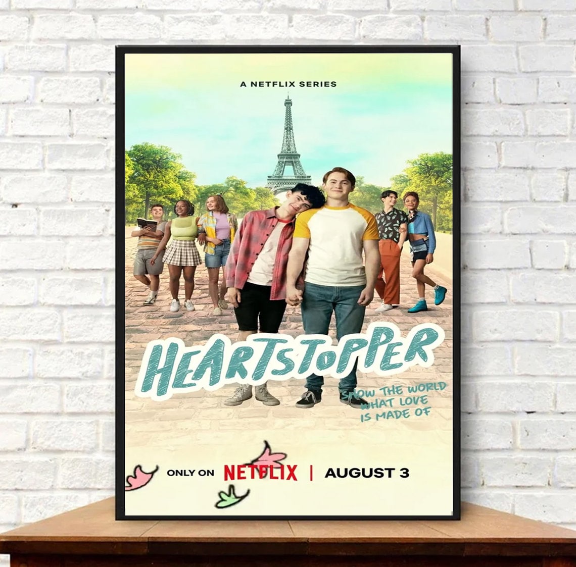 Heartstopper Season 2 Poster, LGBTQ TV Series 2023 Poster Designed ...
