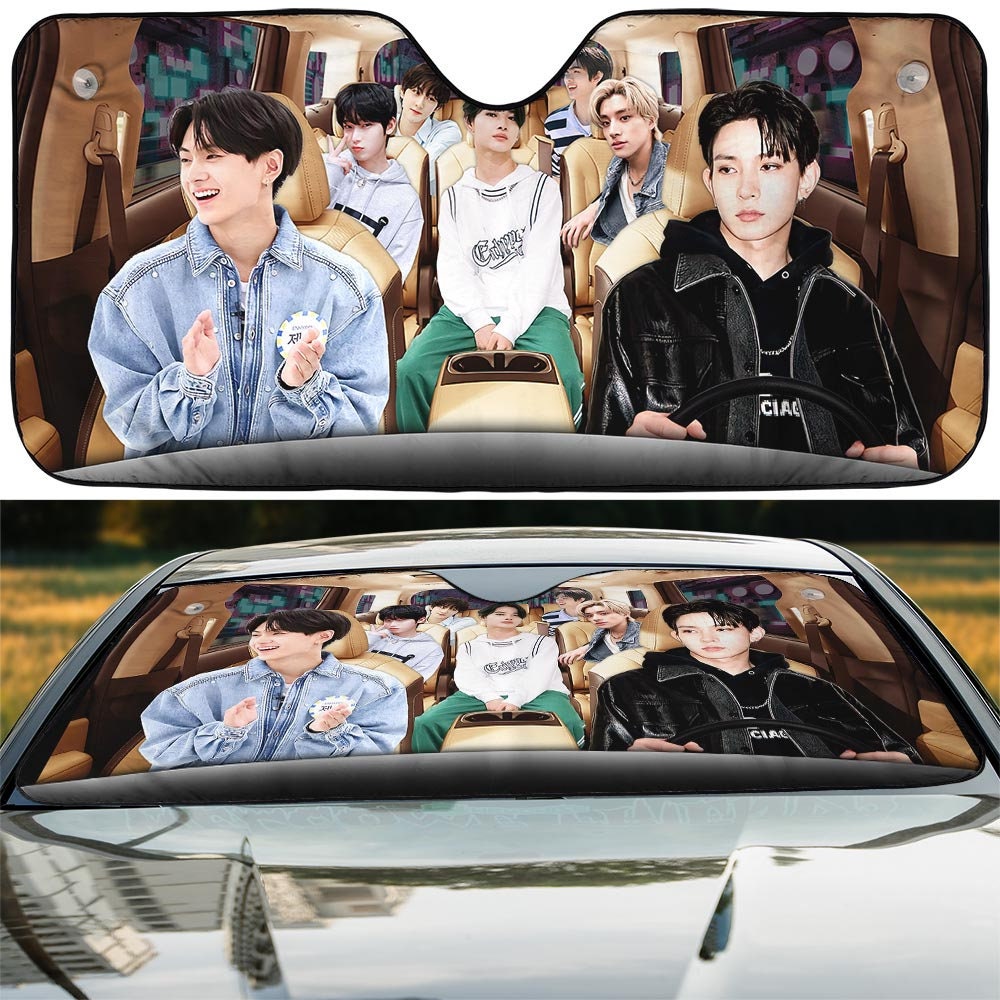Enhypen Kpop Car Sun Shade, Heeseung Jay Jake Sunghoon Sunoo Jungwon ...