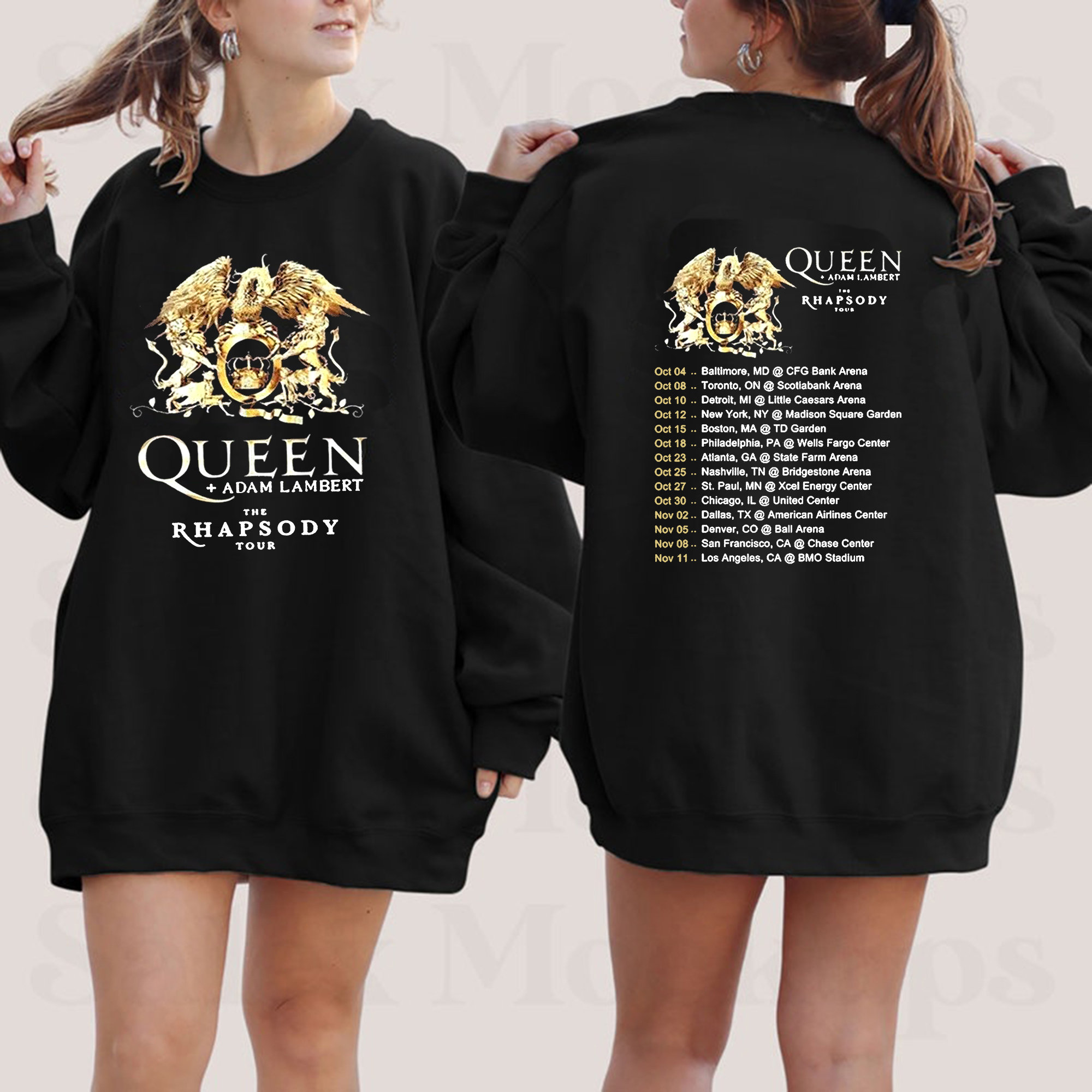 Queen Adam Lambert The Rhapsody Tour 2023 Designed & Sold By Danilo ...