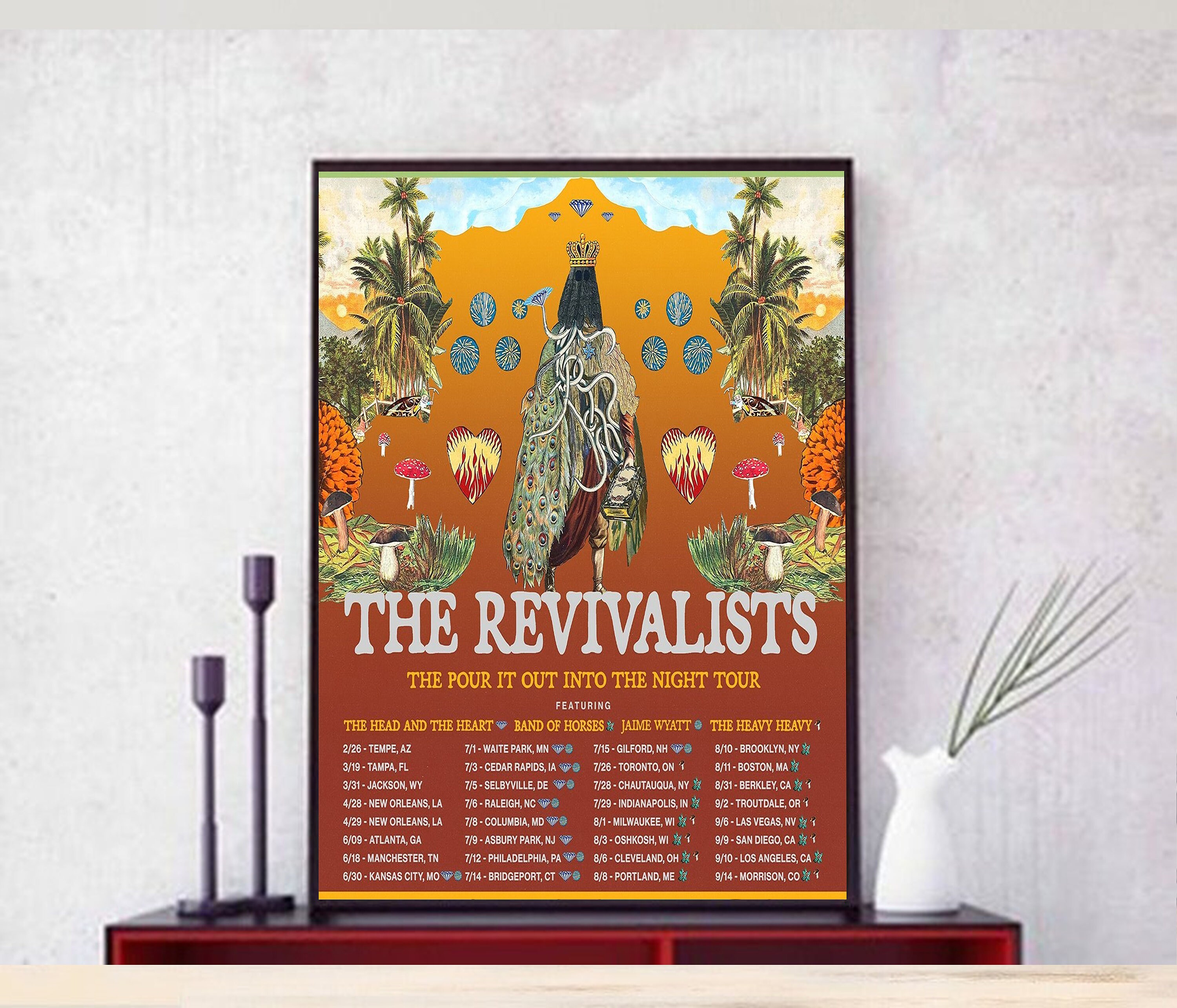 2023 Album Tour - The Revivalists Poster, Music Tour Poster Designed ...