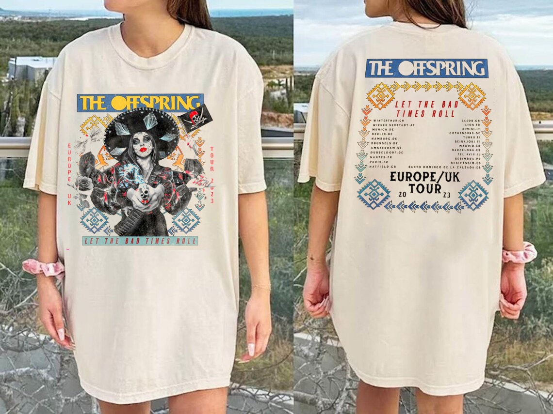 The Offspring Let The Bad Times Roll Tour 2023 Shirt, The Offspring ...