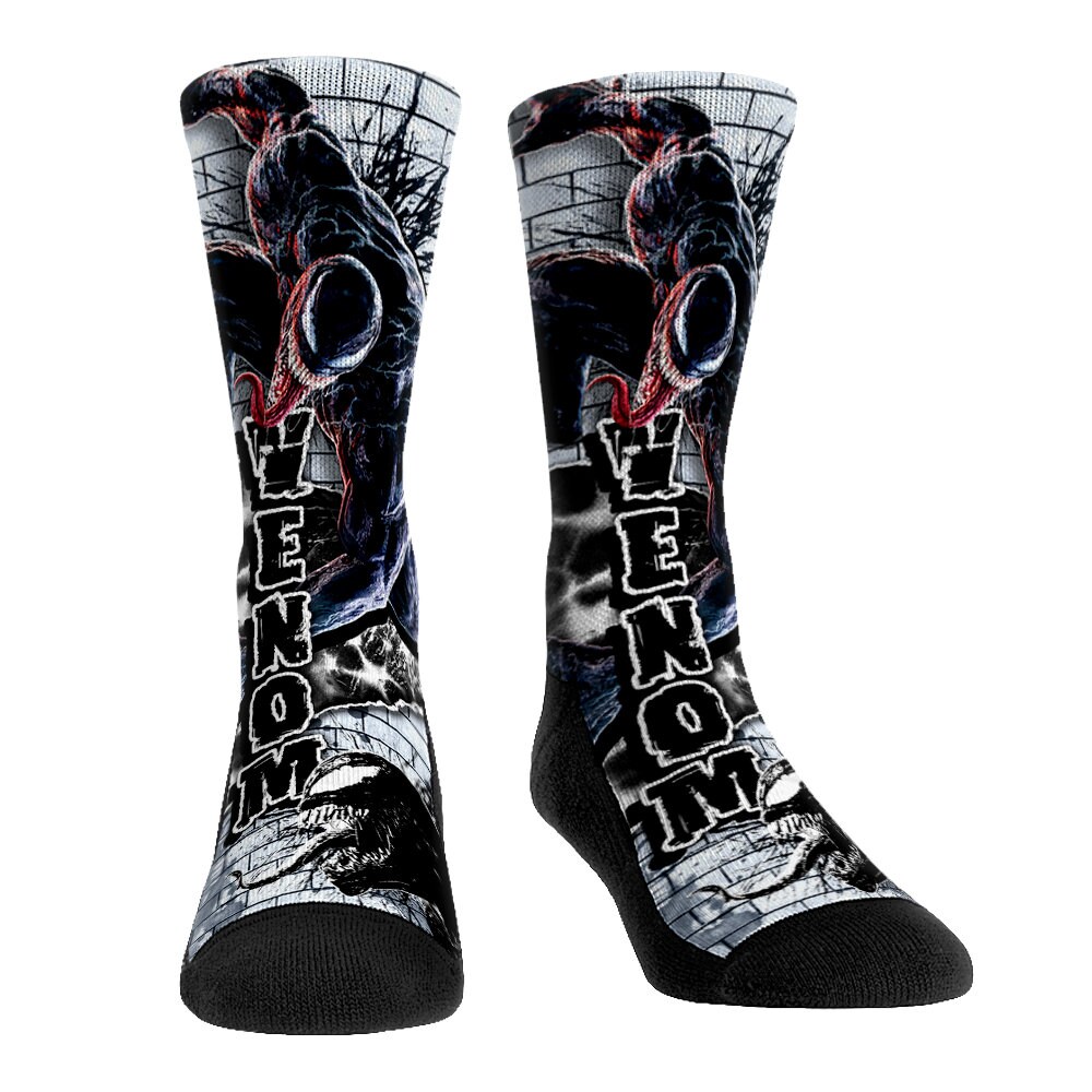 Venom Let There Be Carnage Venom Off The Wall Socks