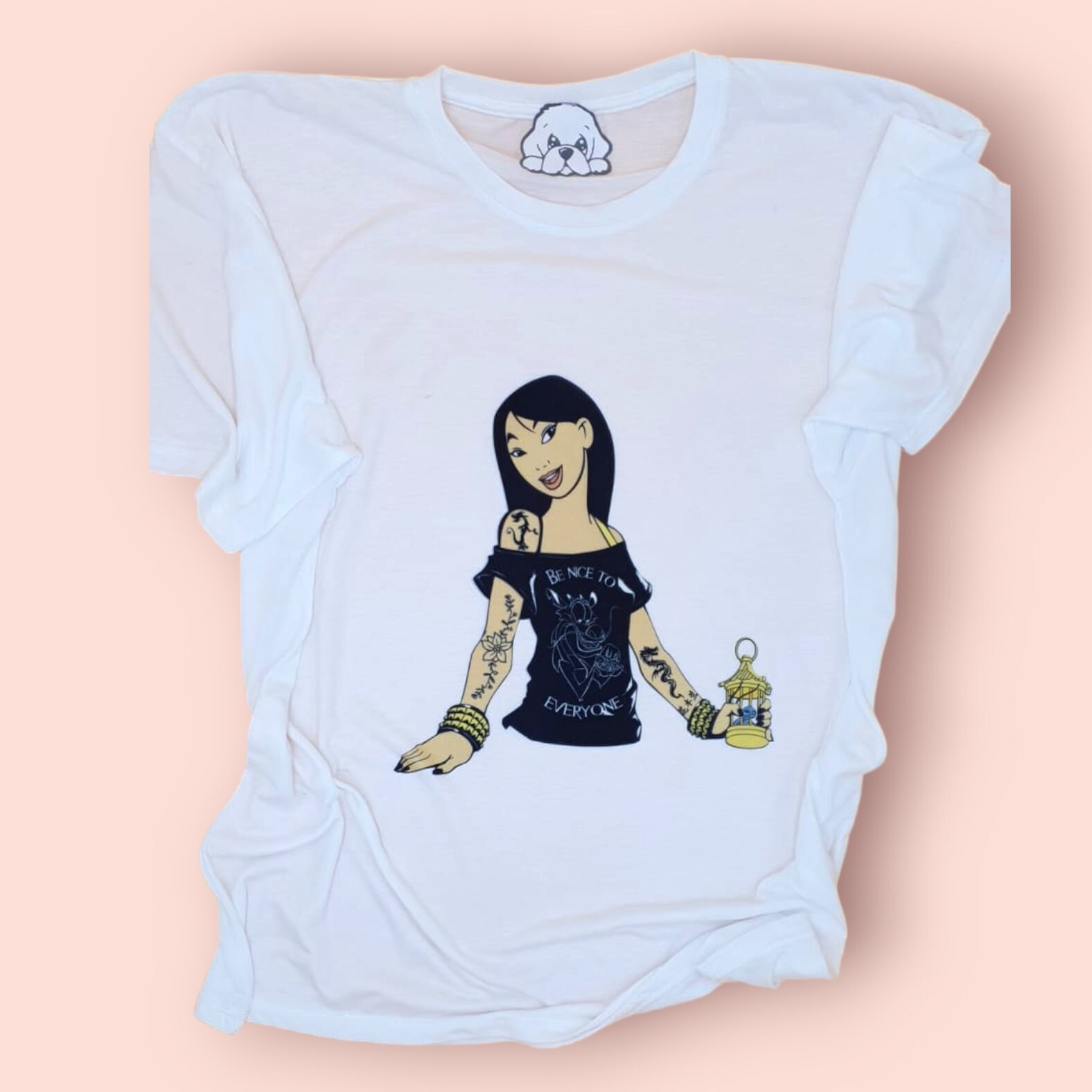 Mulan Punk Rock Disneyworld T-Shirt Conçu & Vendu Par Uma_Black_Dud Bolt