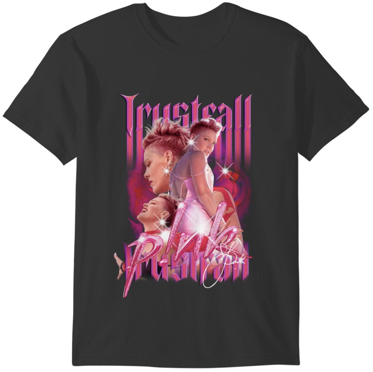 P!nk Pink Singer Trustfall Album 2023 Tour T-Shirt