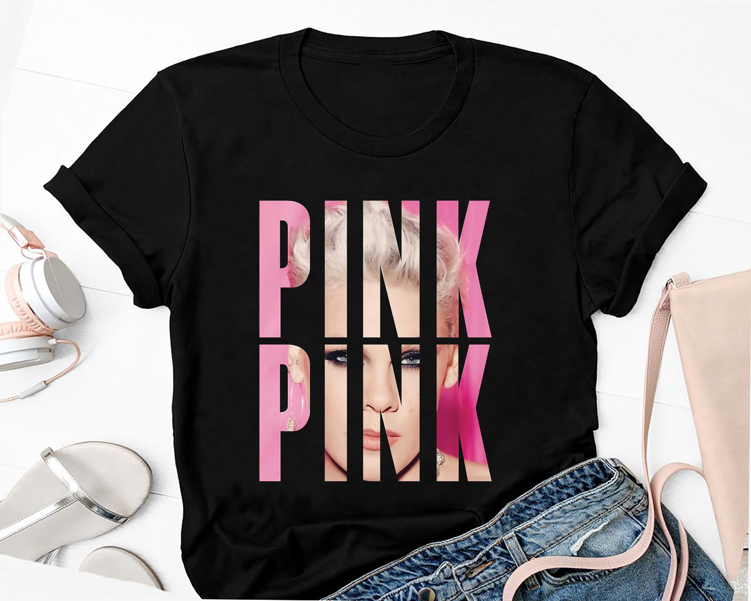 Pink 2023 Tour Shirt, P!nk Concert Merch, P!nk Pink Singer Shirt