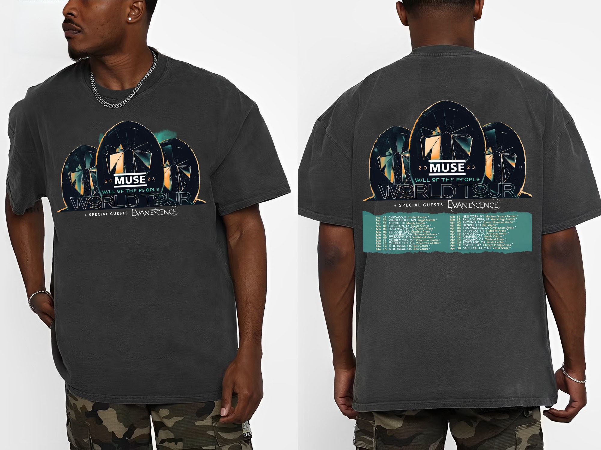 The Muse World Tour 2023 Tour Will Of The People Shirt