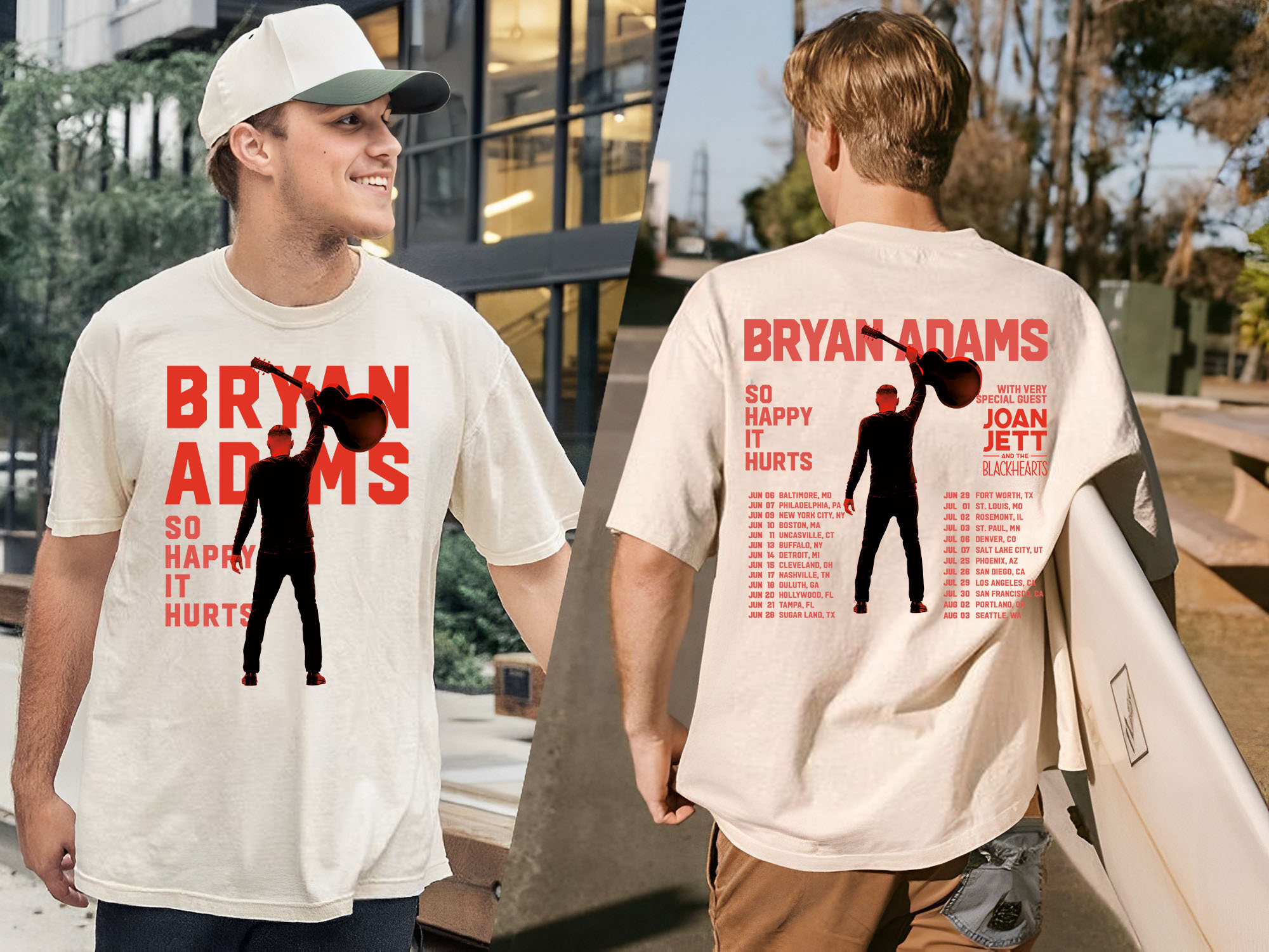 Vintage Bryan Adams T-Shirt, Bryan Adams Tour 2023 Shirt Designed ...