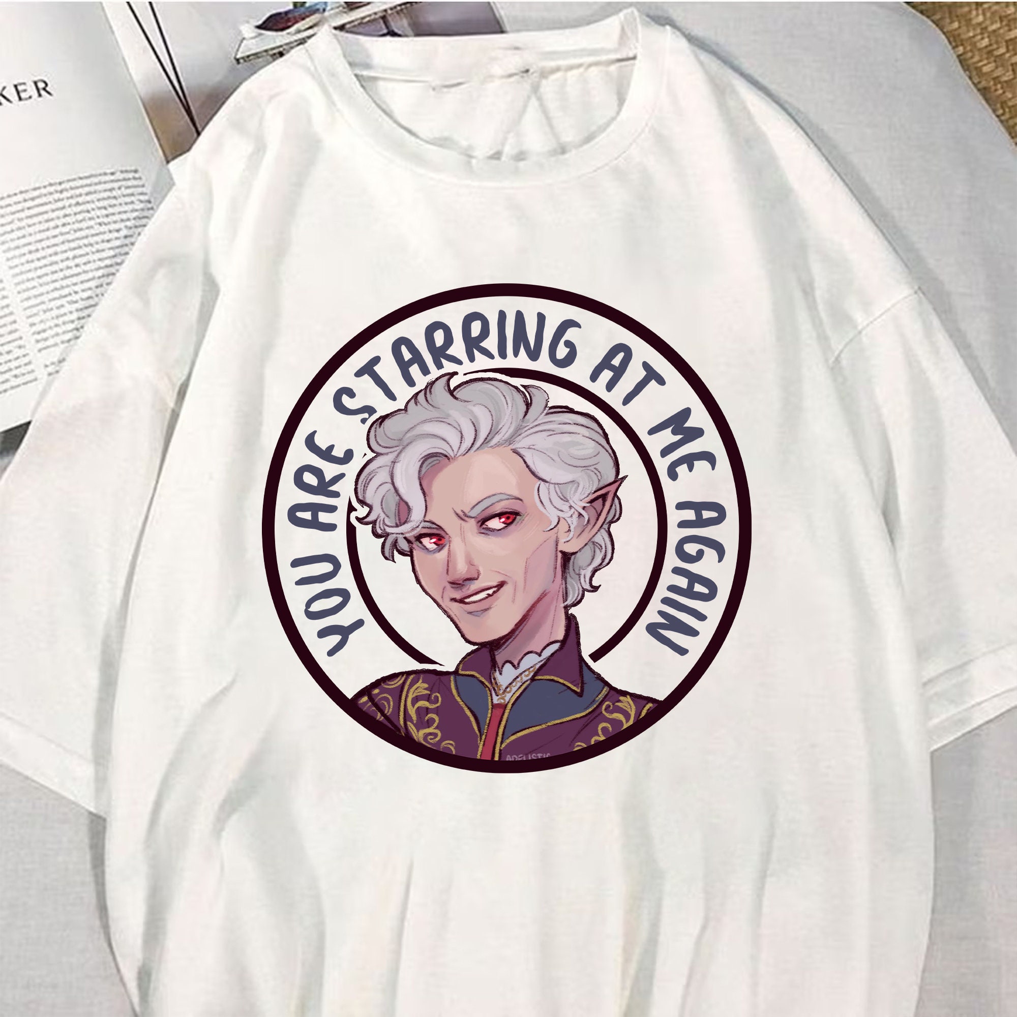 Astarion Rogue PNG, Astarion You Are Starring At Me Again Shirt ...