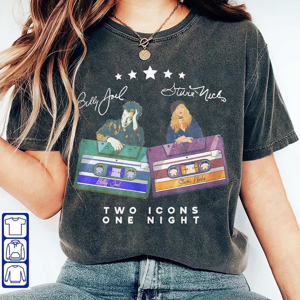 Vintage Cassette Tape Two Icons One Night Bill Joel And Nick Stevie ...