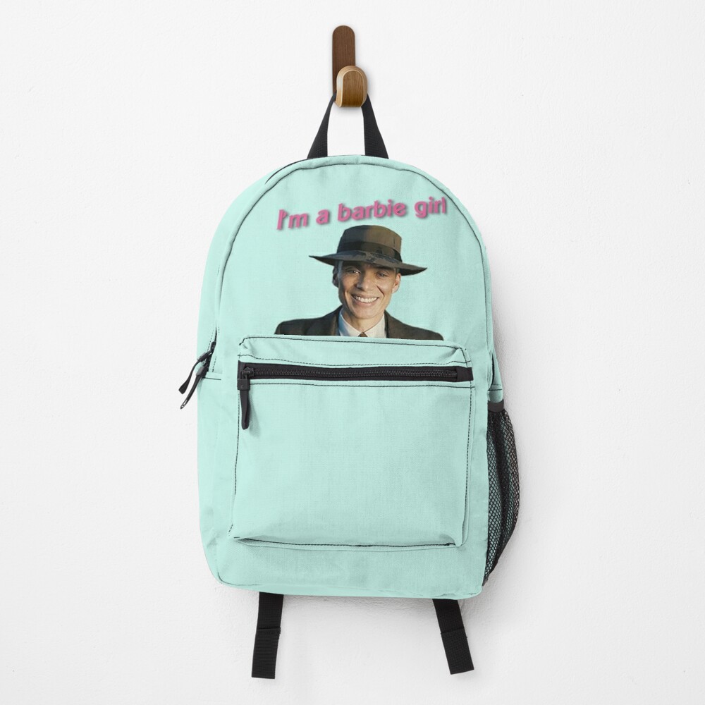 Oppenheimer Barbie Meme Backpack Designed & Sold By Producing Aurlie