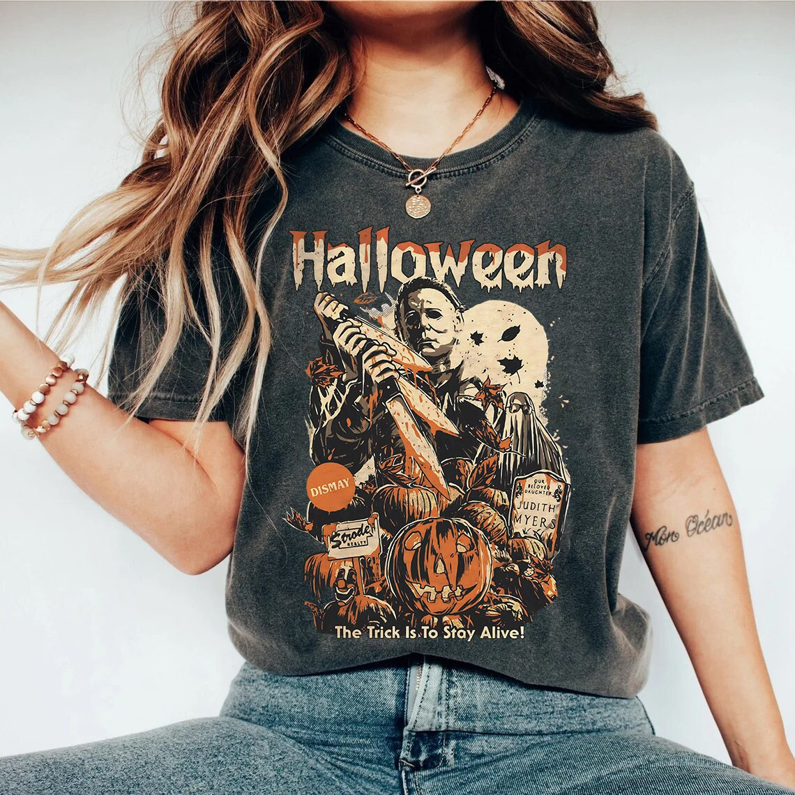 Halloween Horror Movie Shirt, Halloween Scream Shirt, Scream Horror ...