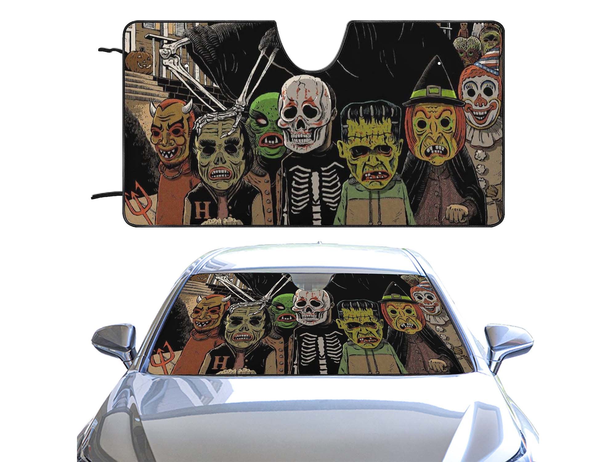 Horror Skeleton Car Awning/ Horror Car Accessories/Car Wind Shield/Car ...